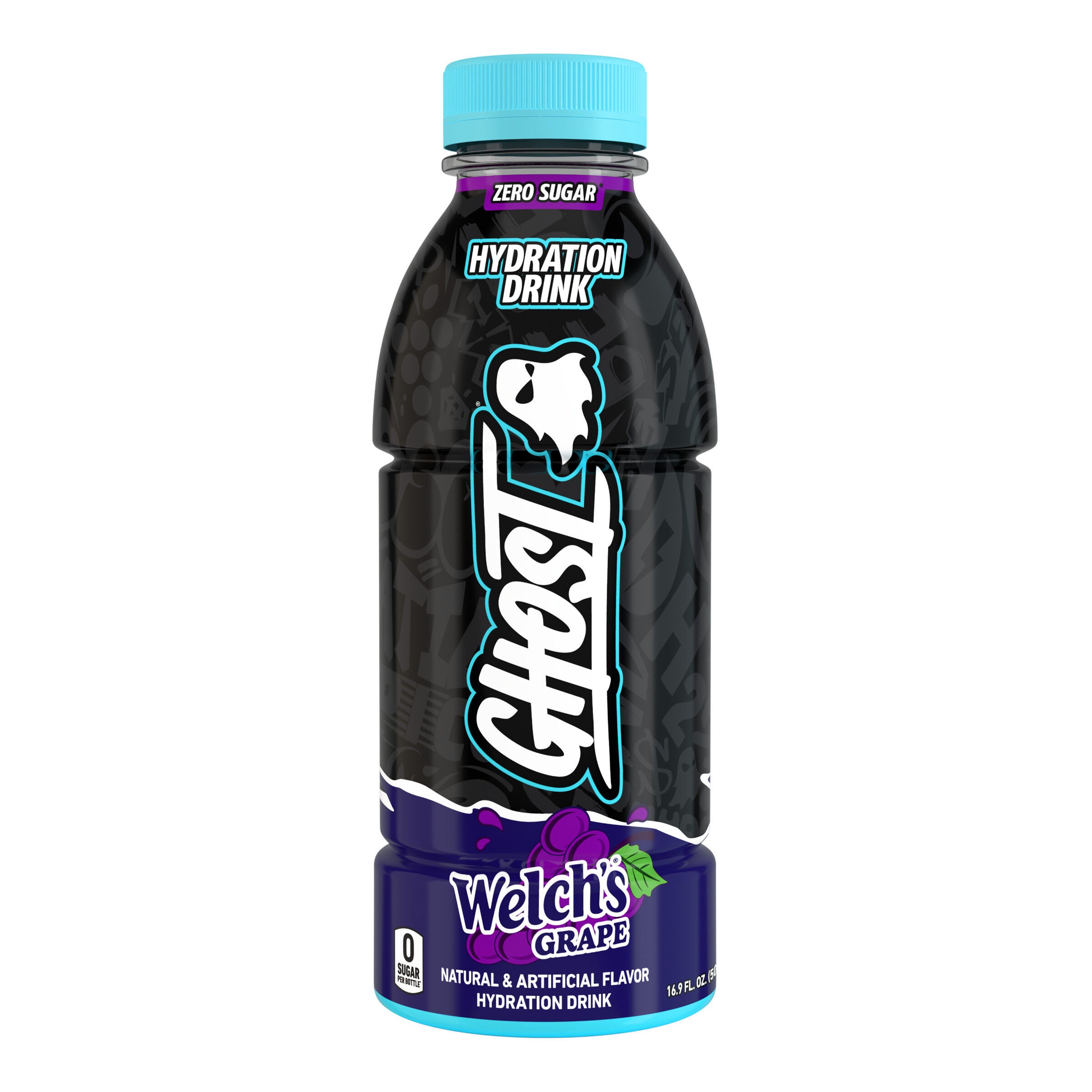 GHOST® - Hydration Drink - Welch's Grape - 16.9oz. (12 Bottles) | GNC