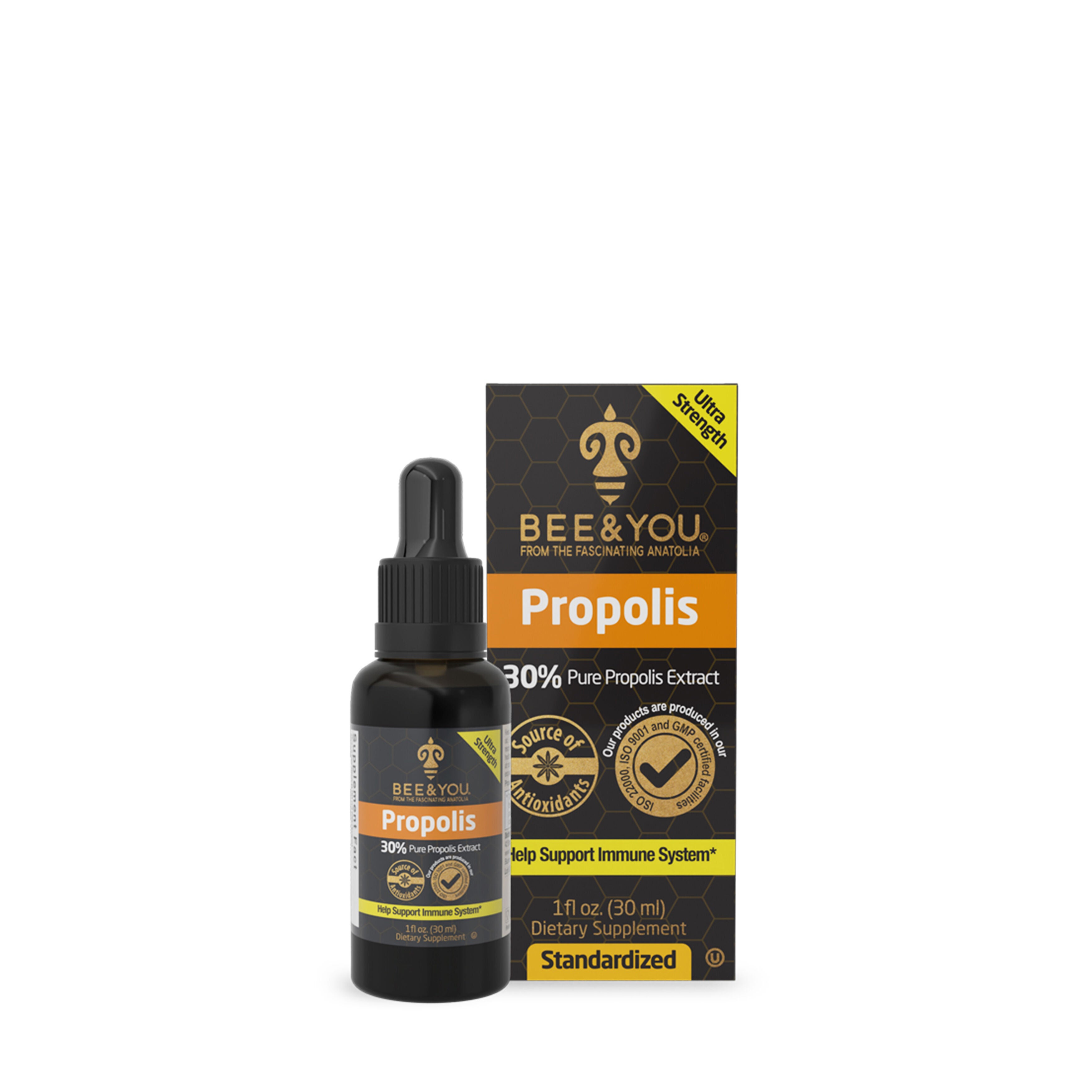 Bee & You® - Propolis: 30% Pure Propolis Extract - 30ml | GNC
