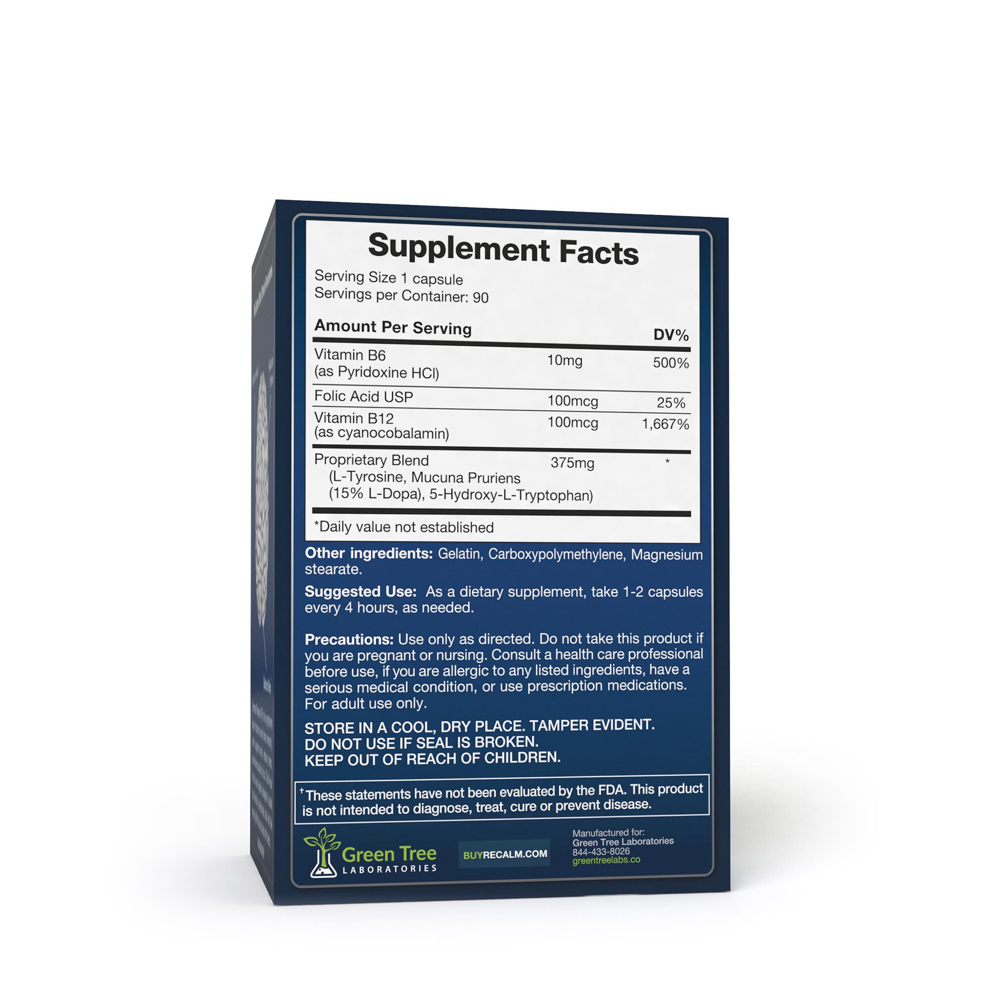 ReStimDM ReCalm Stress Relief Complex - 90 Capsules | GNC