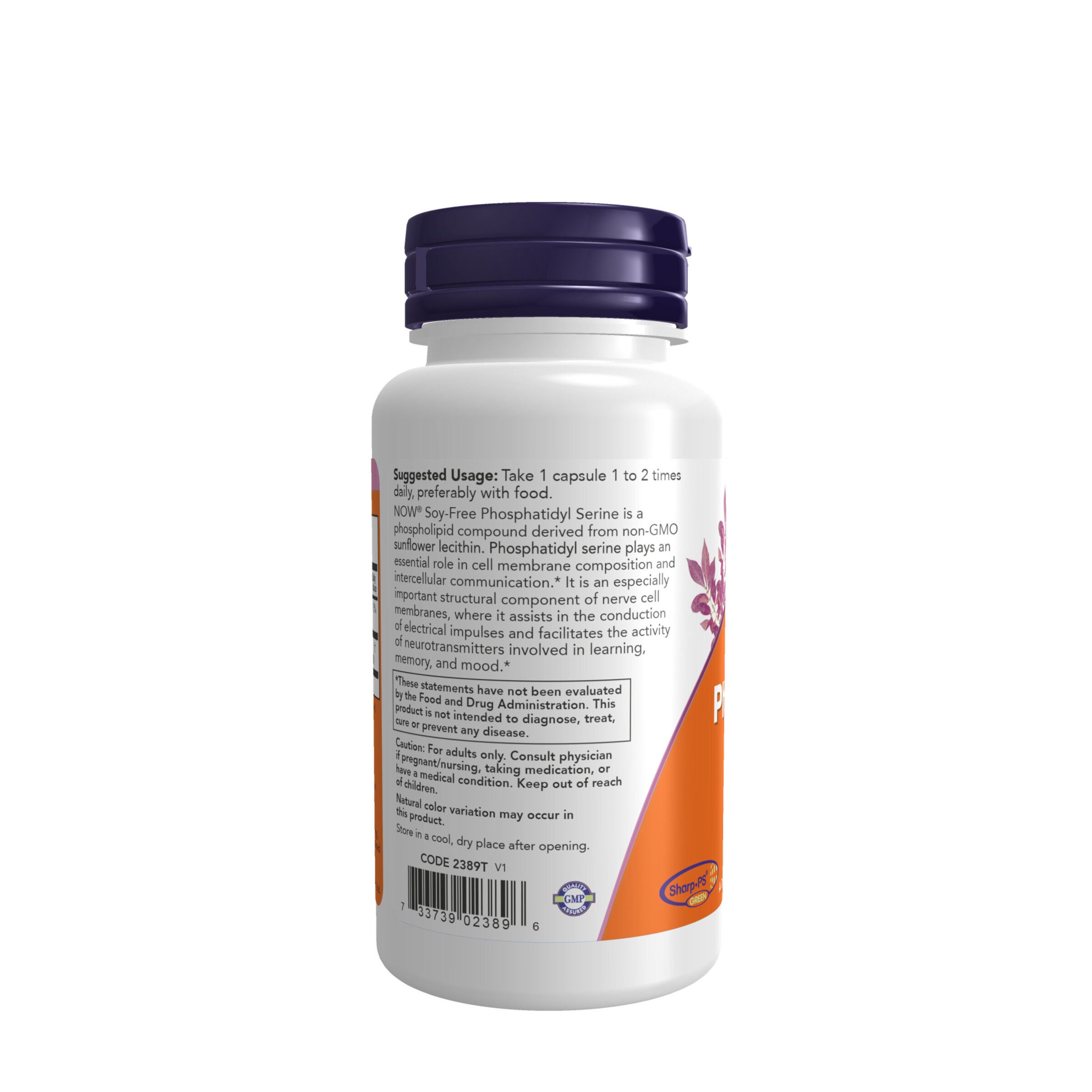NOW® - Soy-Free Phosphatidyl Serine 150mg - 60 Capsules (60 Servings) | GNC
