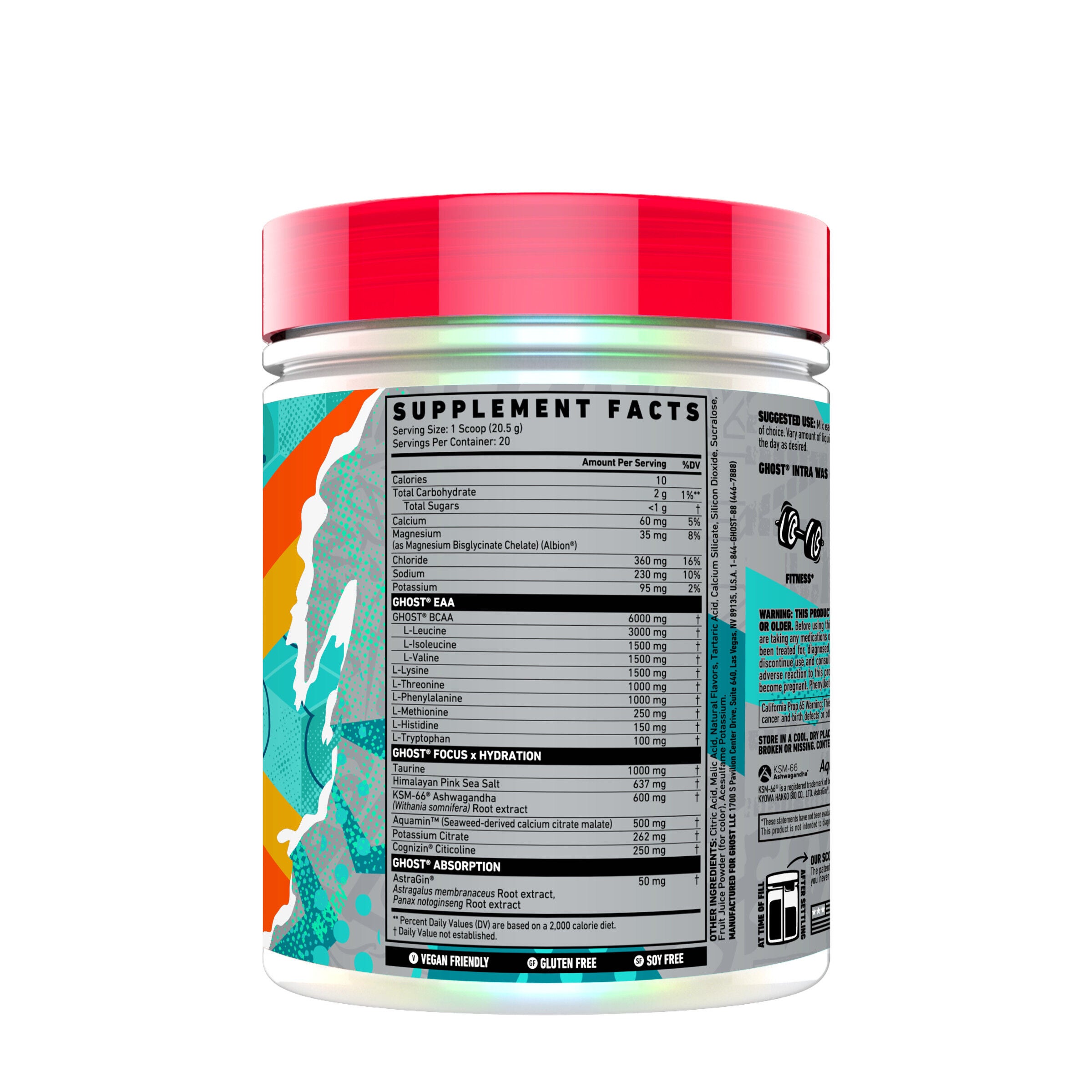 GHOST® - Intra EAA BCAA Hydration - Iced Tea Lemonade (20 Servings) | GNC