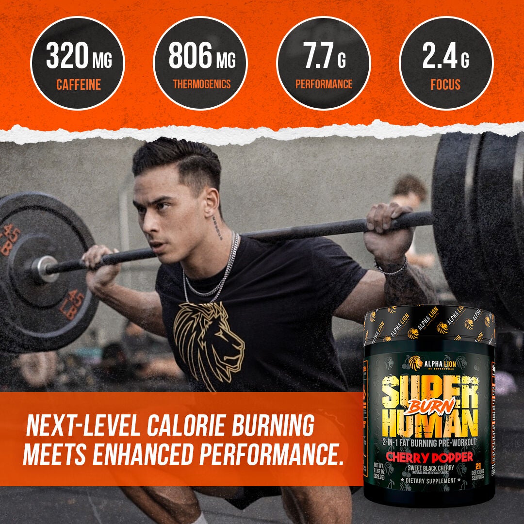 Alpha Lion Superhuman Burn 2-in-1 Fat Burning Pre-Workout | GNC