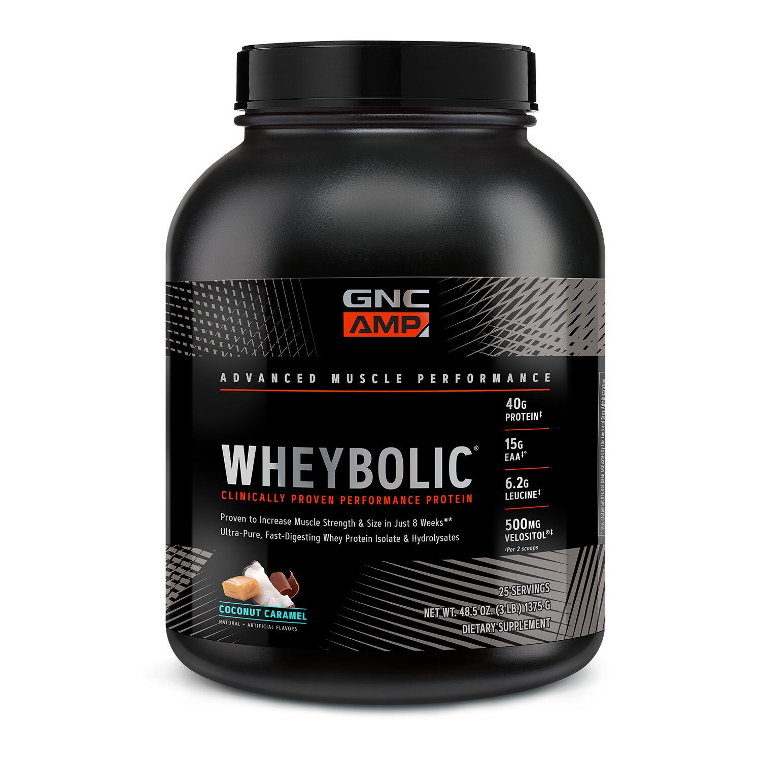 GNC AMP - Wheybolic™ - Coconut Caramel (25 Servings) | GNC