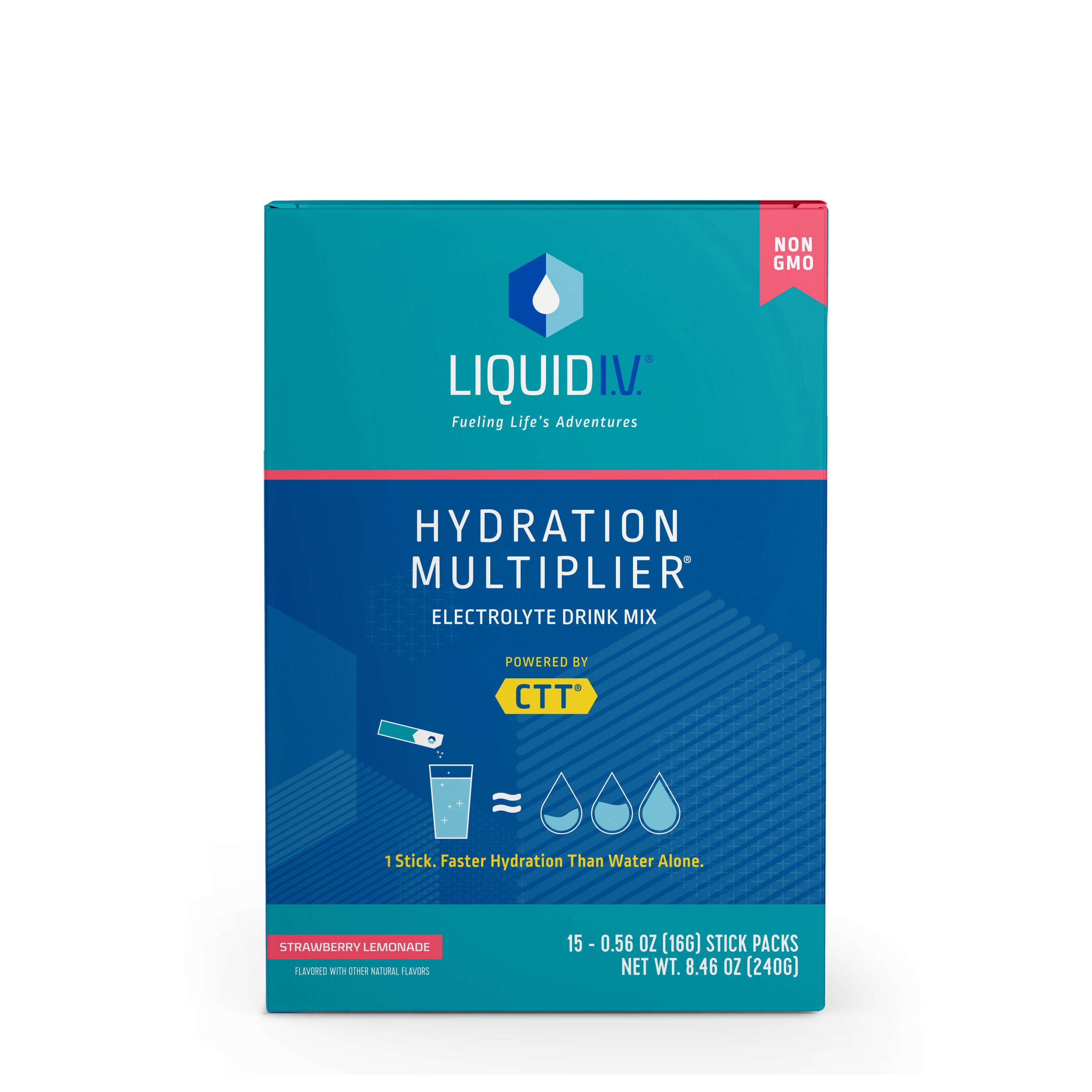 Liquid I.V.® - Hydration Multiplier Drink Mix - Strawberry Lemonade ...
