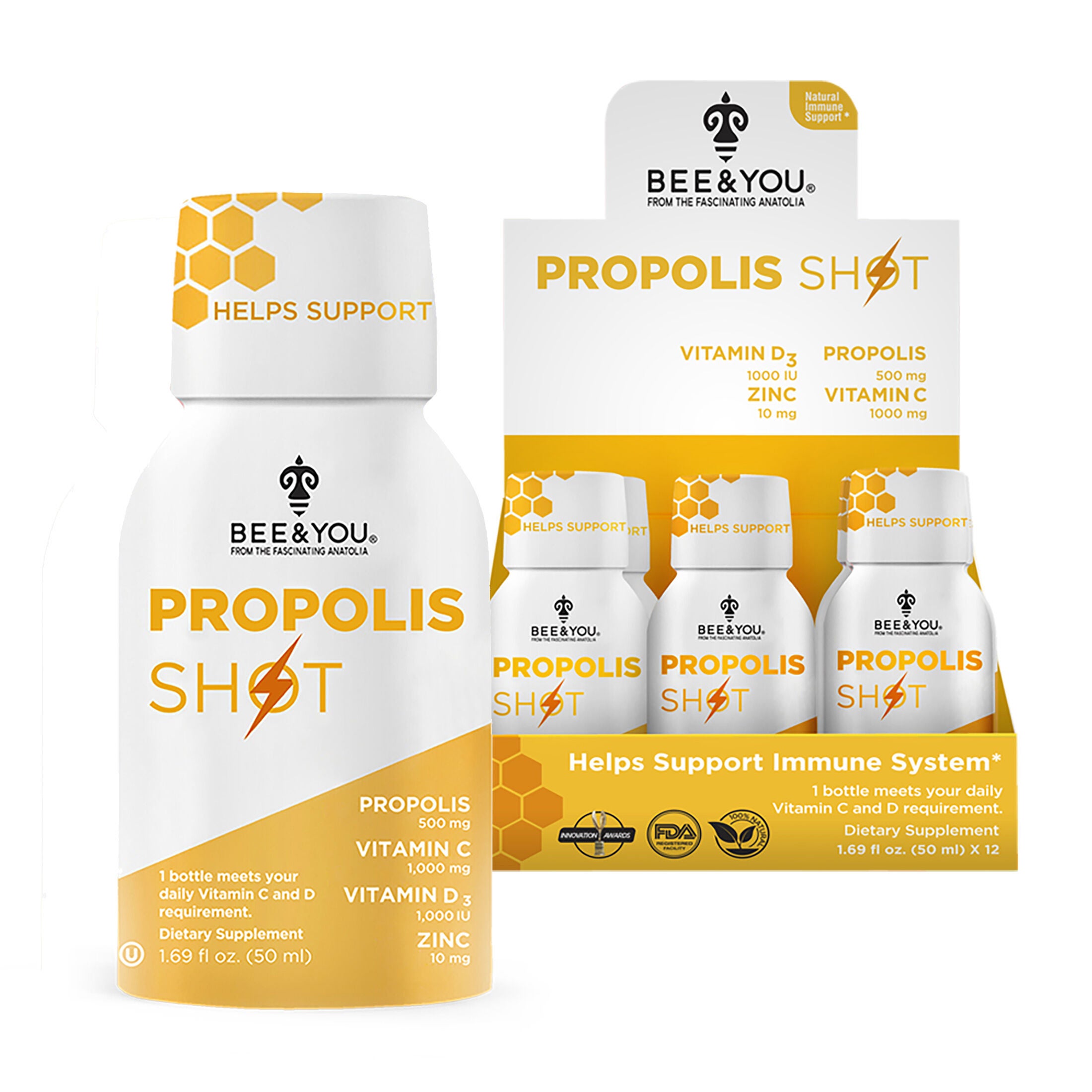 Bee And You® Immune Support Propolis Shot | GNC