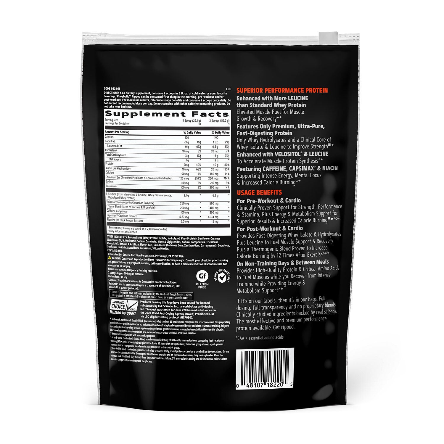 GNC AMP Wheybolic™ Ripped Whey Protein - Classic Vanilla | GNC