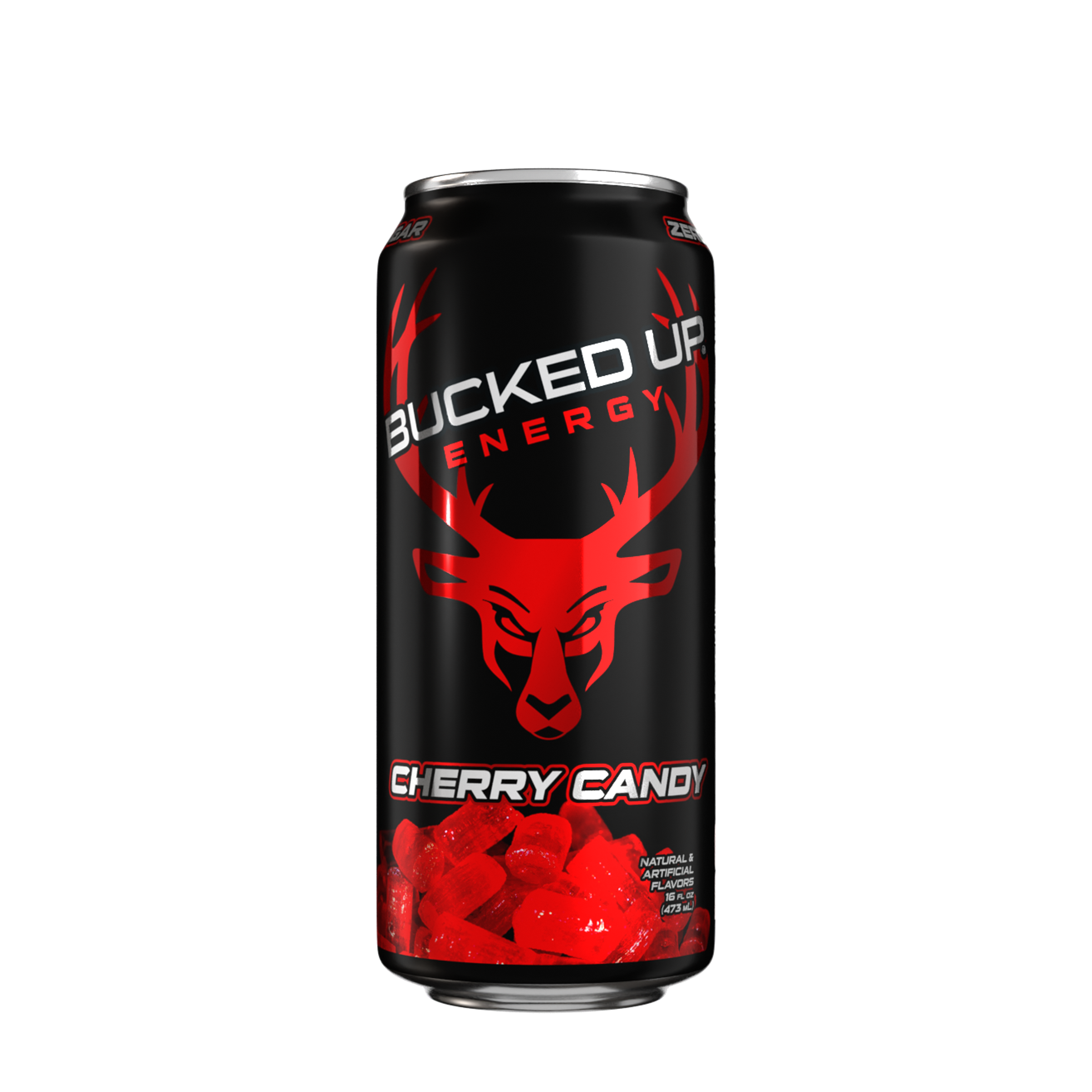 Bucked Up® - Energy Drink - Cherry Candy - 16oz. (12 Cans) | GNC