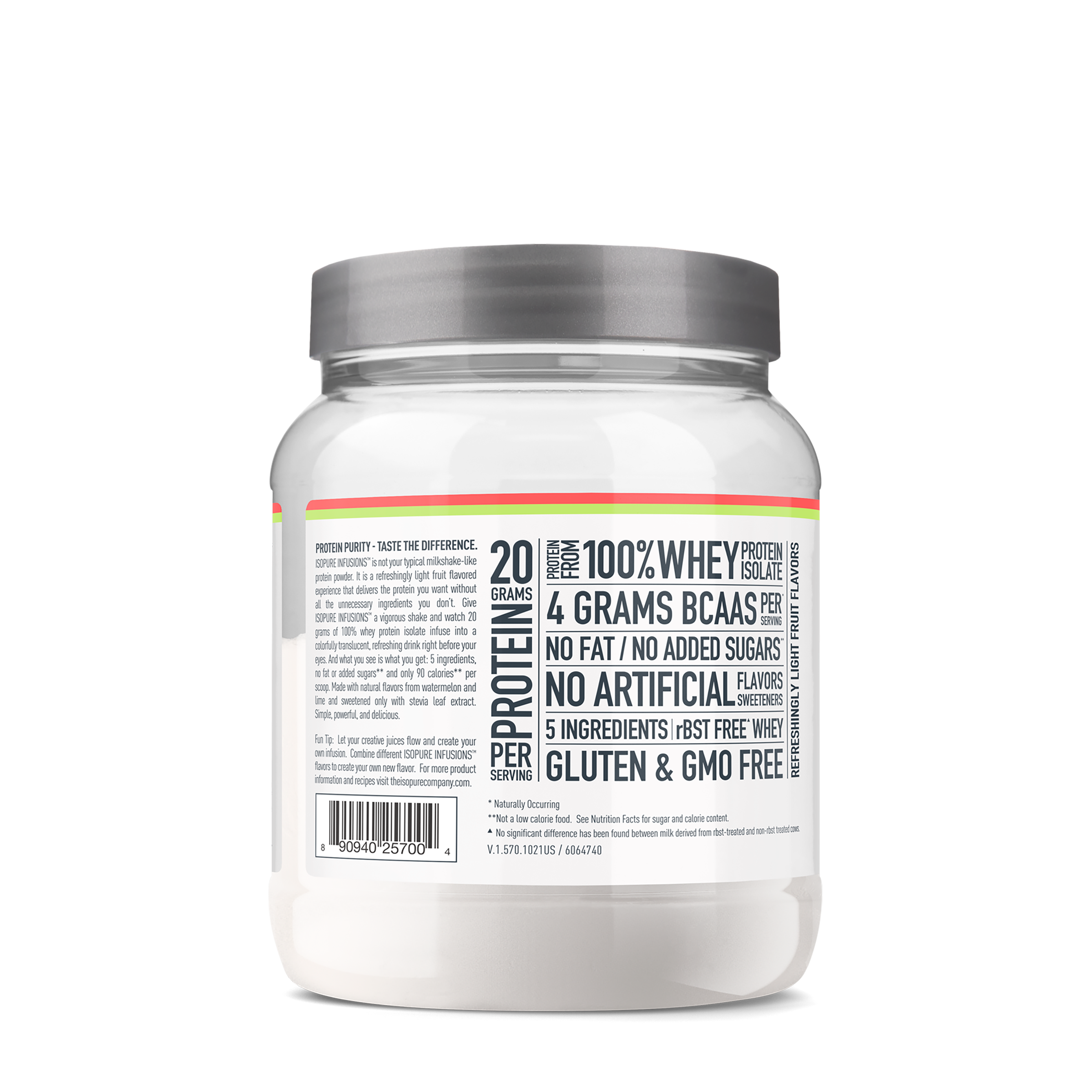 Isopure® - Infusions Protein - Watermelon Lime (16 Servings) | GNC