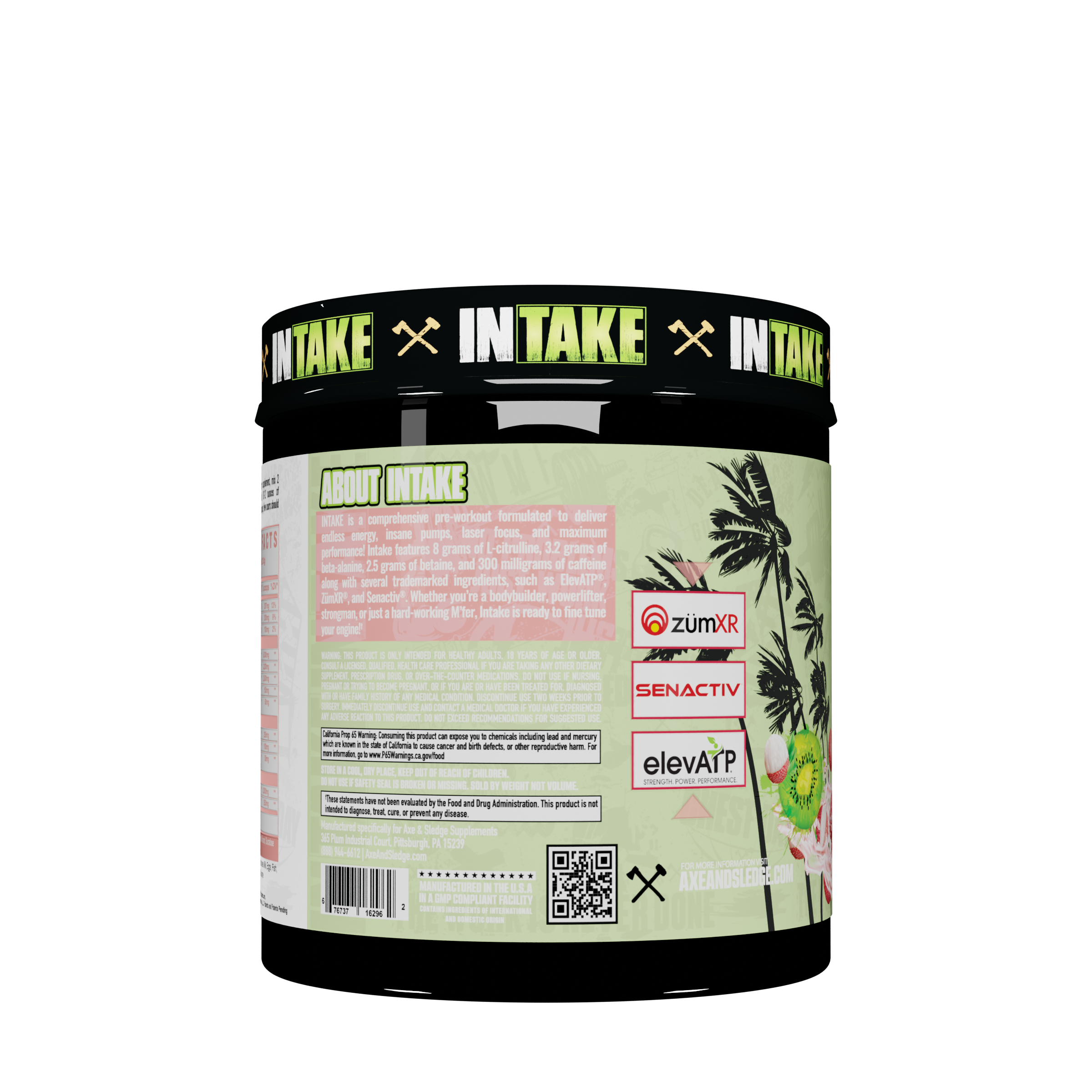Axe & Sledge Supplements™ - Intake All-In-One Pre-Workout - Island ...