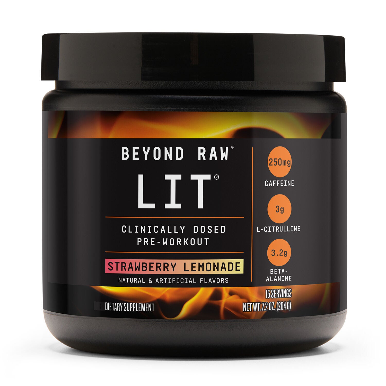 Beyond Raw® - LIT™ Pre-Workout - Strawberry Lemonade (15 Servings) | GNC