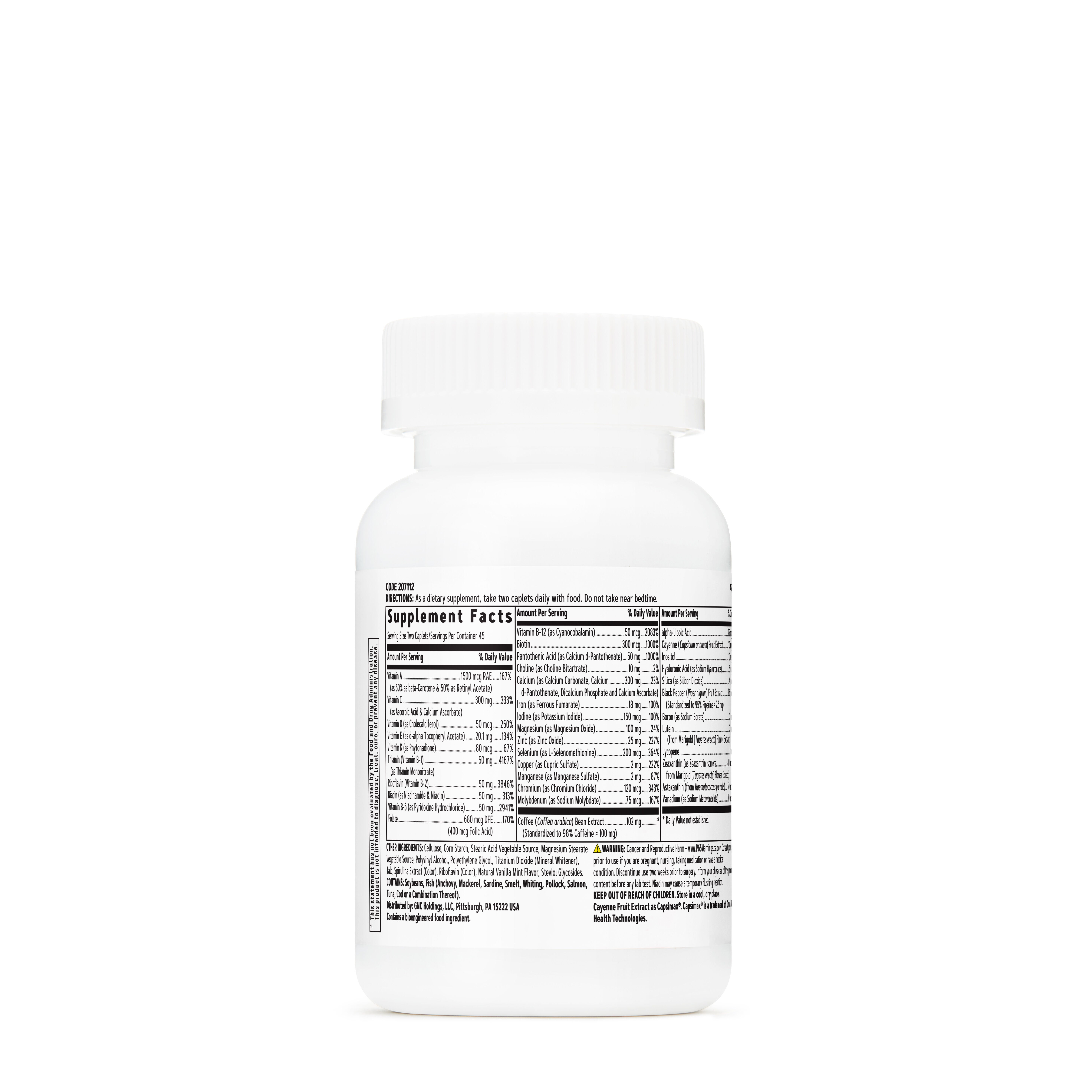 GNC Women's - Multivitamin Energy & Metabolism - 90 Caplets (45 ...