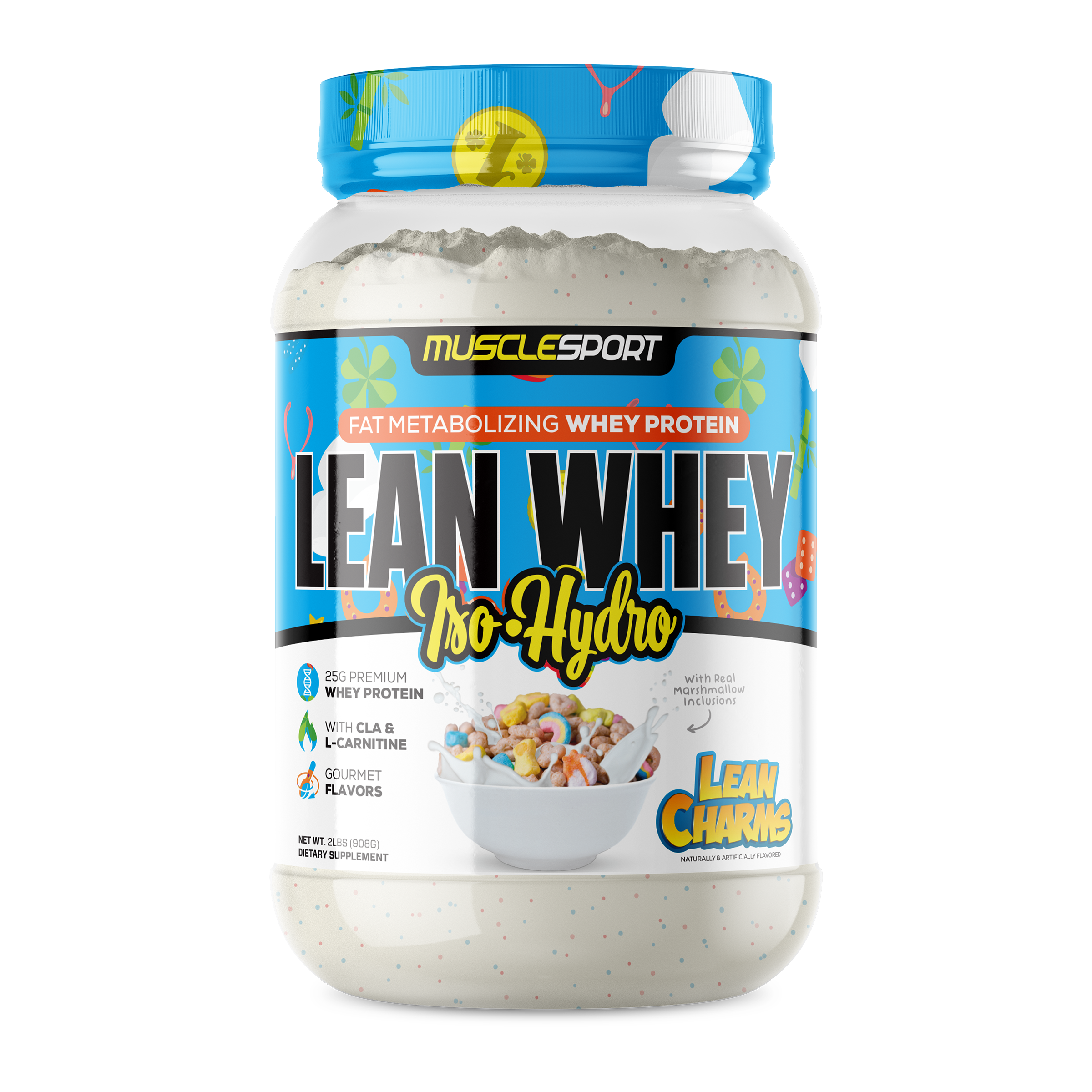 MuscleSport - Lean Whey Iso-Hydro Protein - Lean Charms (26 Servings) | GNC