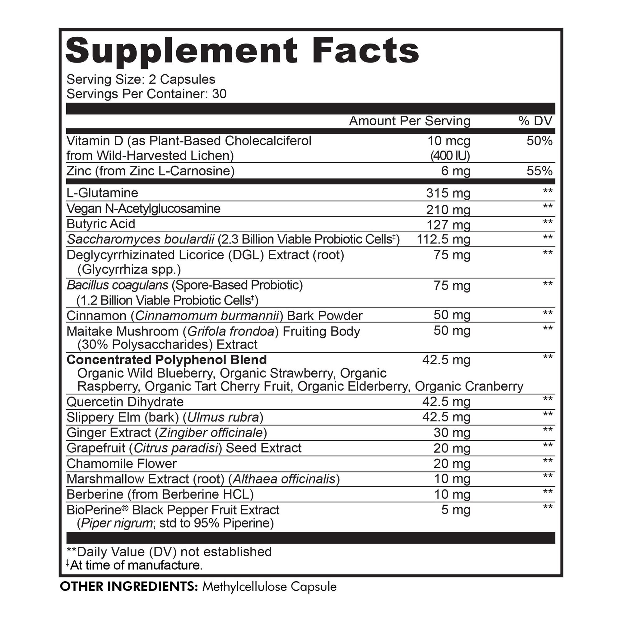Leaky Gut Supplement - L-Glutamine - Prebiotics - Probiotics ...