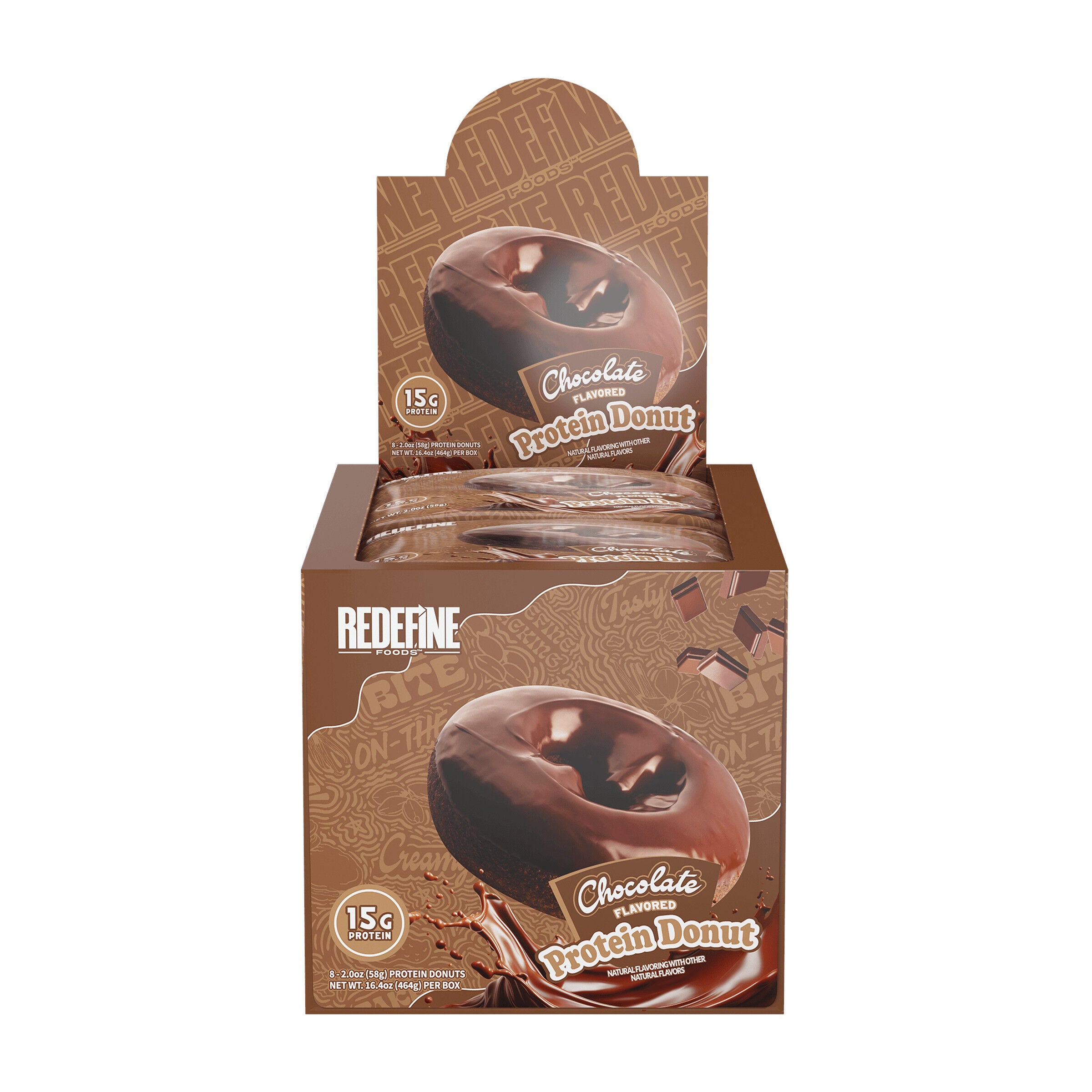 Redefine Foods - Protein Donut - Chocolate (8 Donuts) | GNC