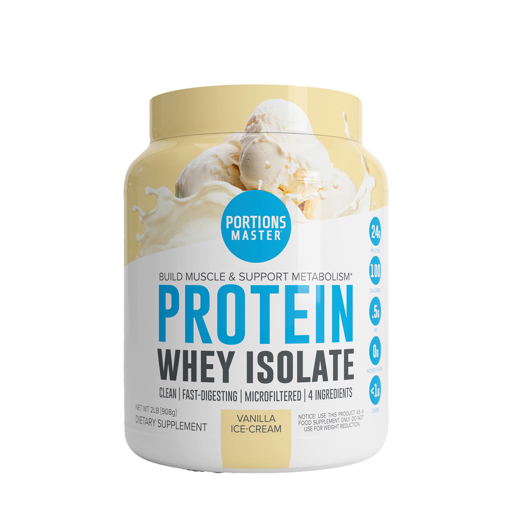 Protein Whey Isolate - Vanilla Ice Cream (32 Servings) | GNC