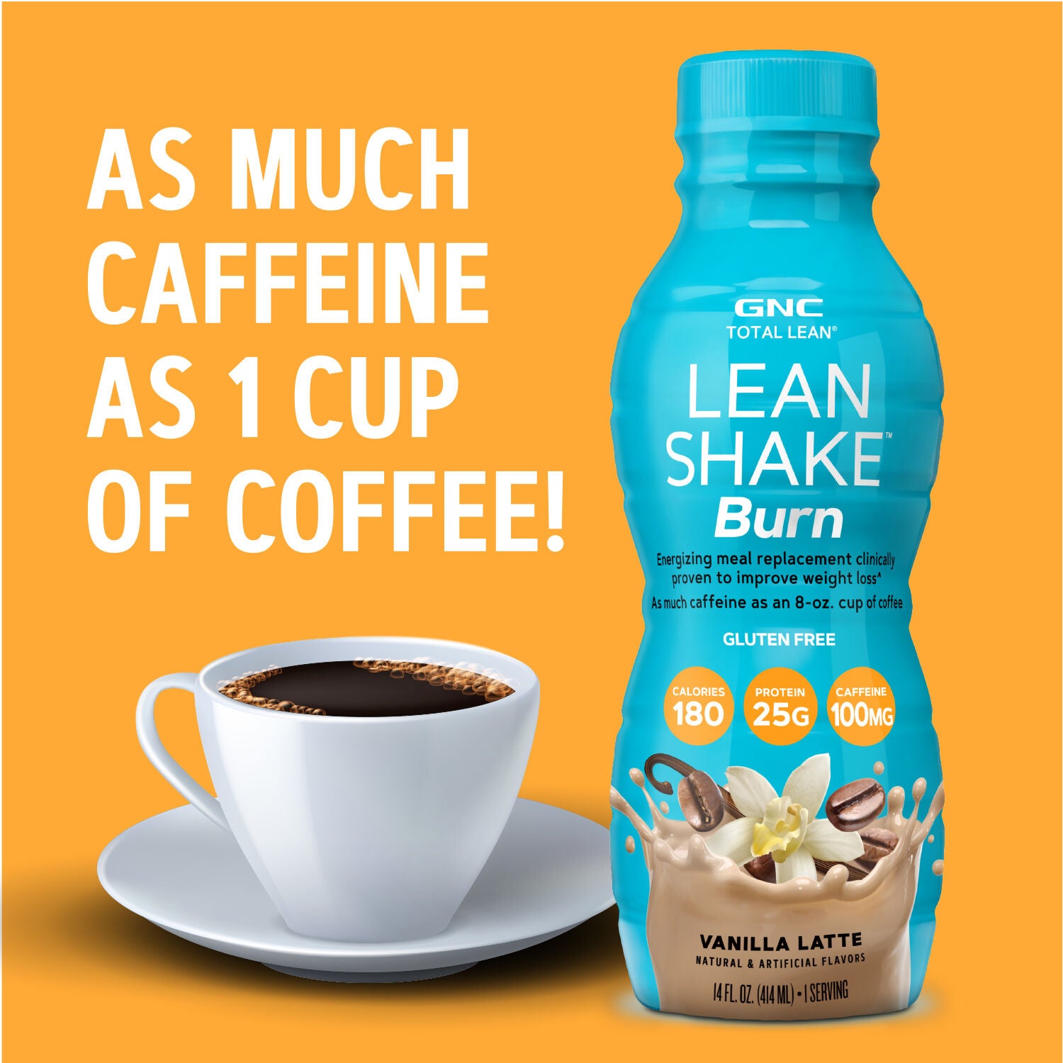 GNC Total Lean® Lean Shake 25 Vanilla Latte | GNC