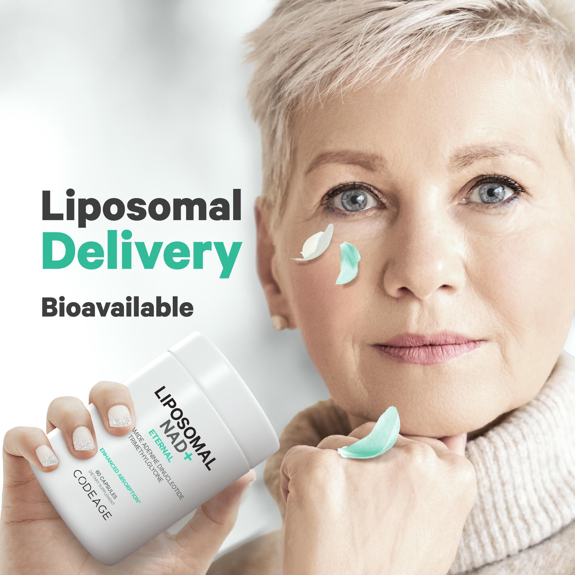 Codeage - Liposomal NAD+ Eternal - 60 Capsules | GNC