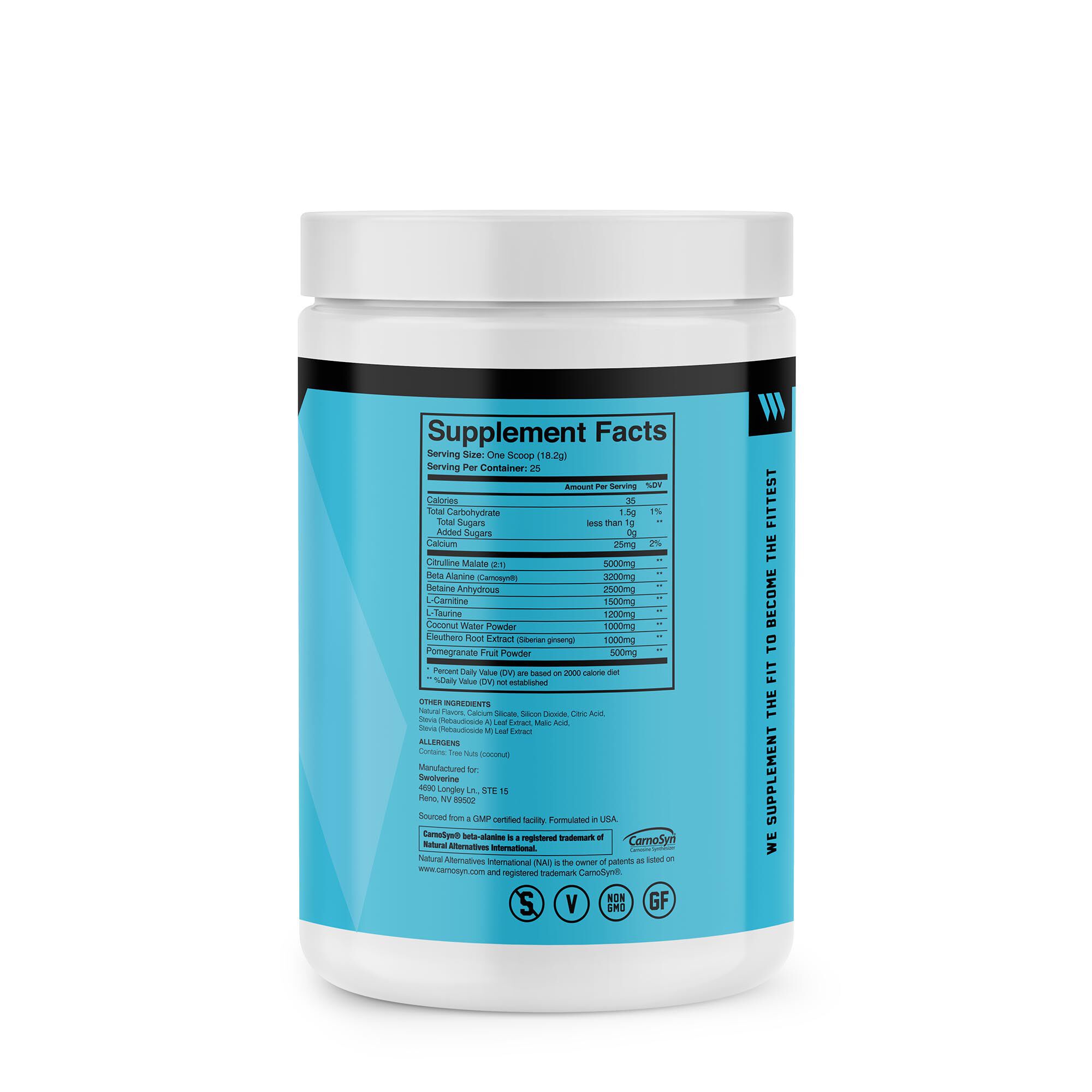 Swolverine® Pre-Workout Formula - Mango Lemonade | GNC