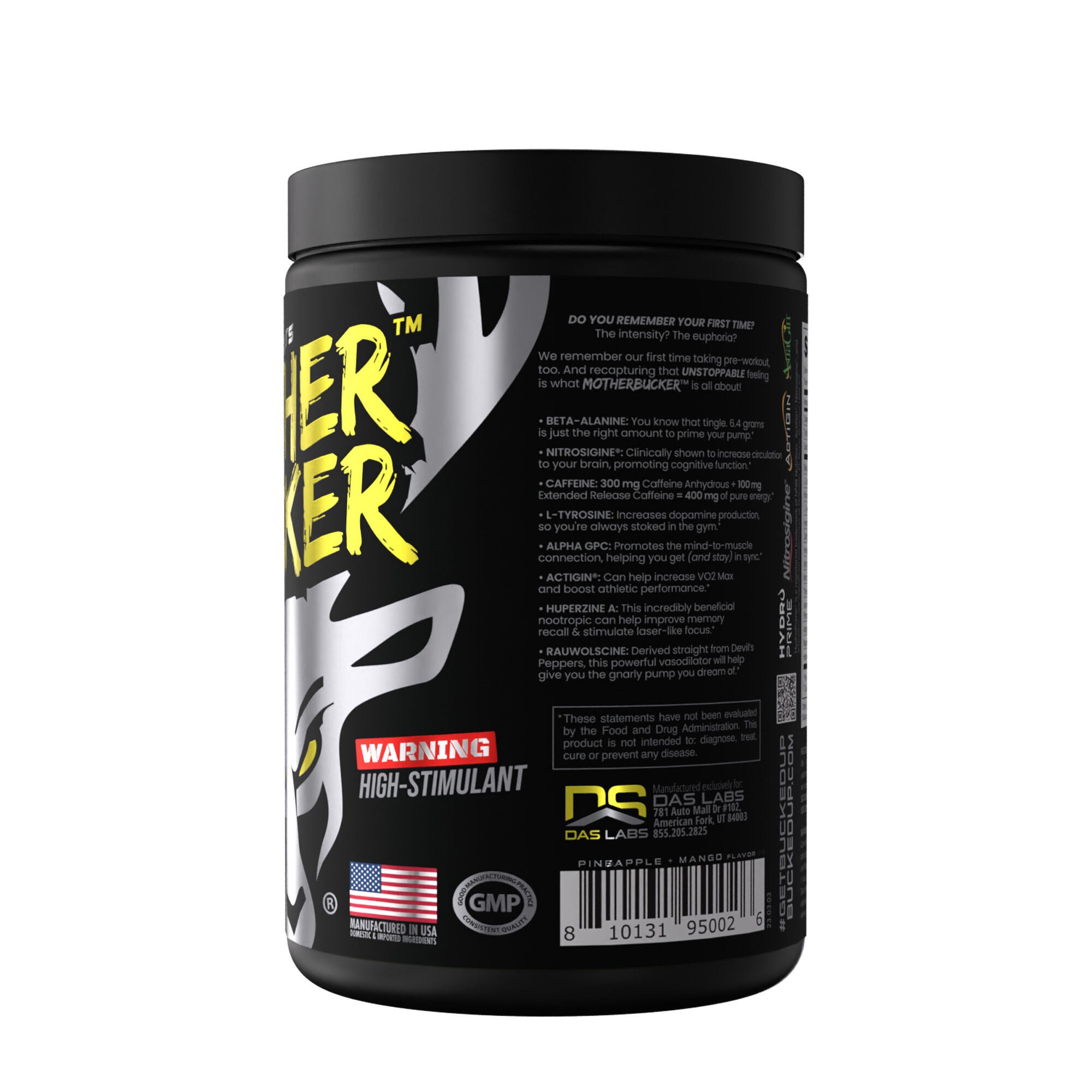 Bucked Up® - Mother Bucker™ Nootropic Pre-Workout - Musclehead Mango ...