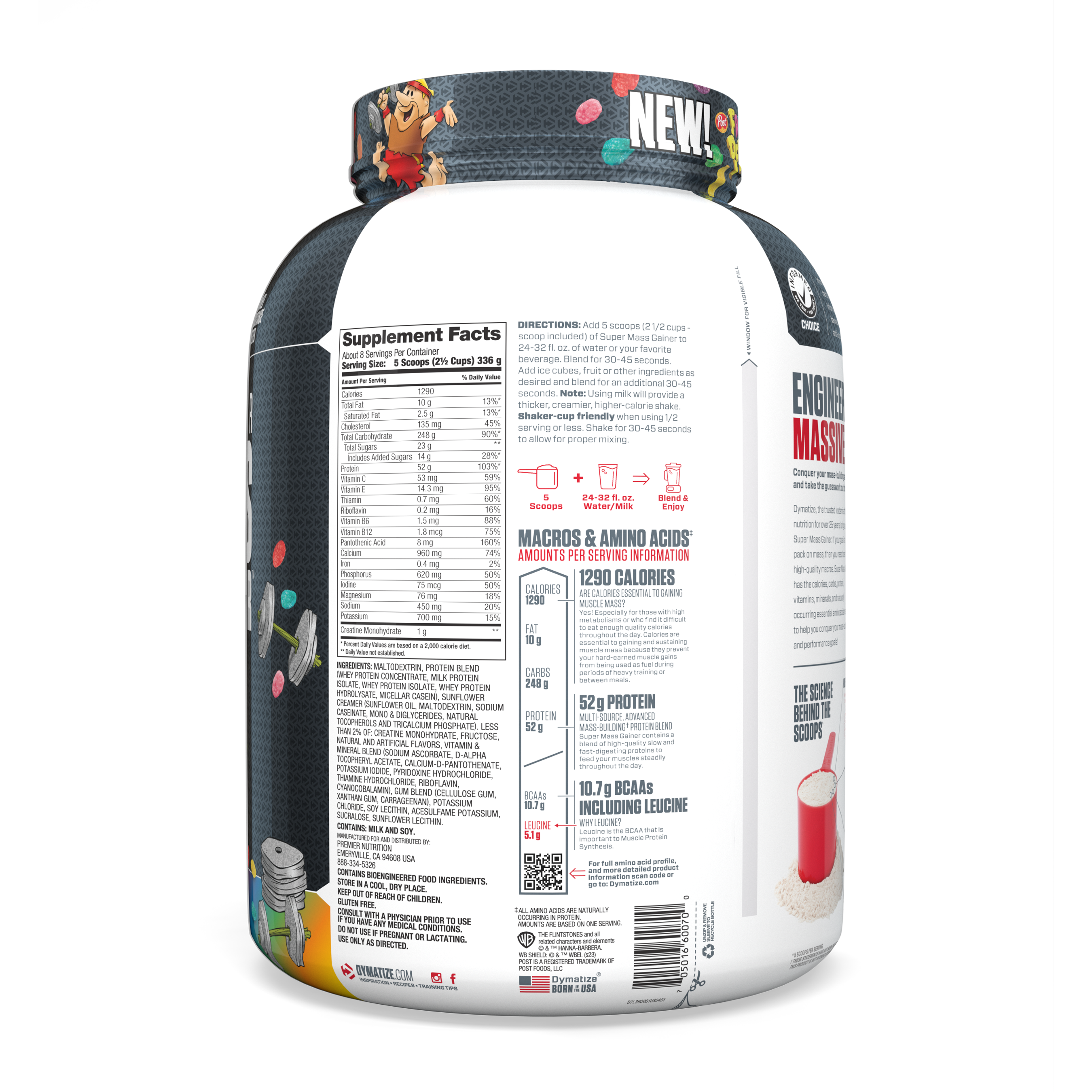 Dymatize® - Super Mass Gainer - Fruity Pebbles (8 Servings) | GNC