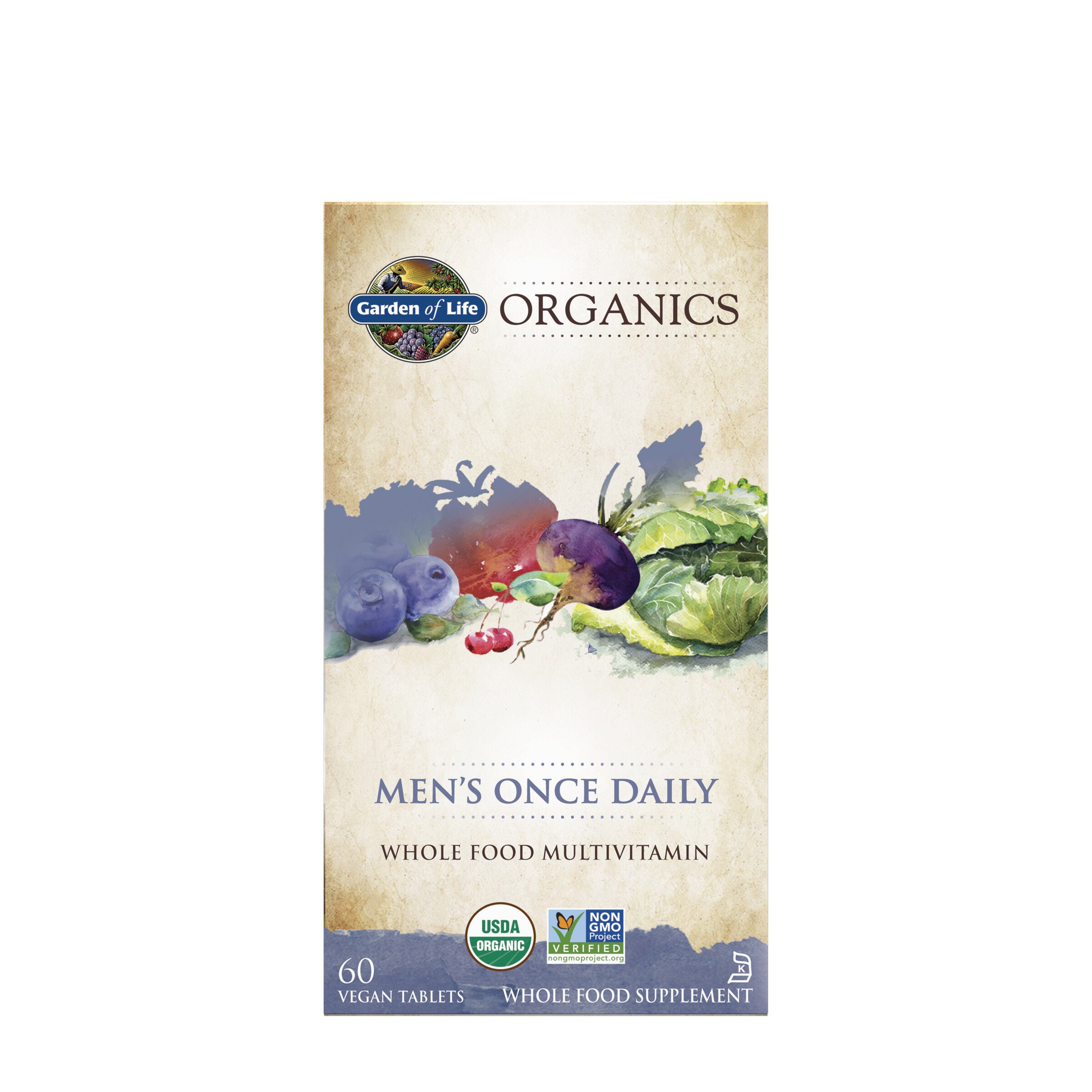 Garden of Life® - Men's Once Daily Multivitamin - 60 Capsules (60 ...