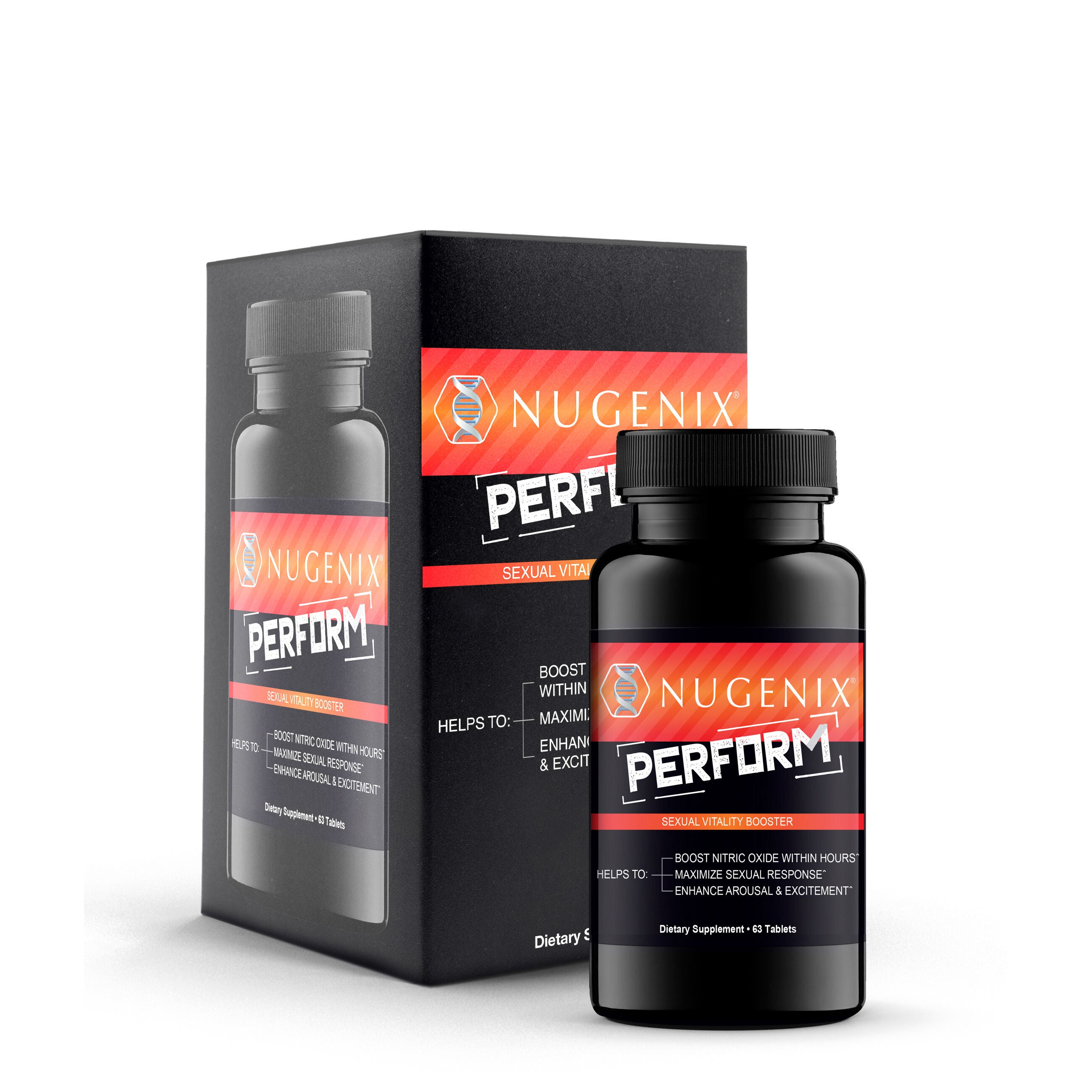 Nugenix Perform Sexual Vitality Booster 63 Tablets GNC