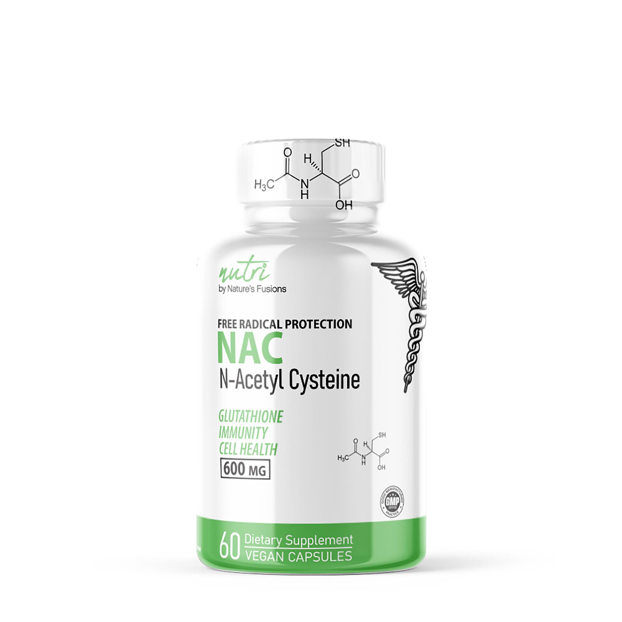 Nature's Fusions - Free Radical Protection - NAC N-Acetyl Cysteine ...