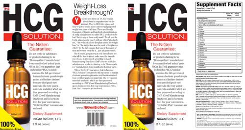 NiGen BioTech The HCG Solution™ | GNC