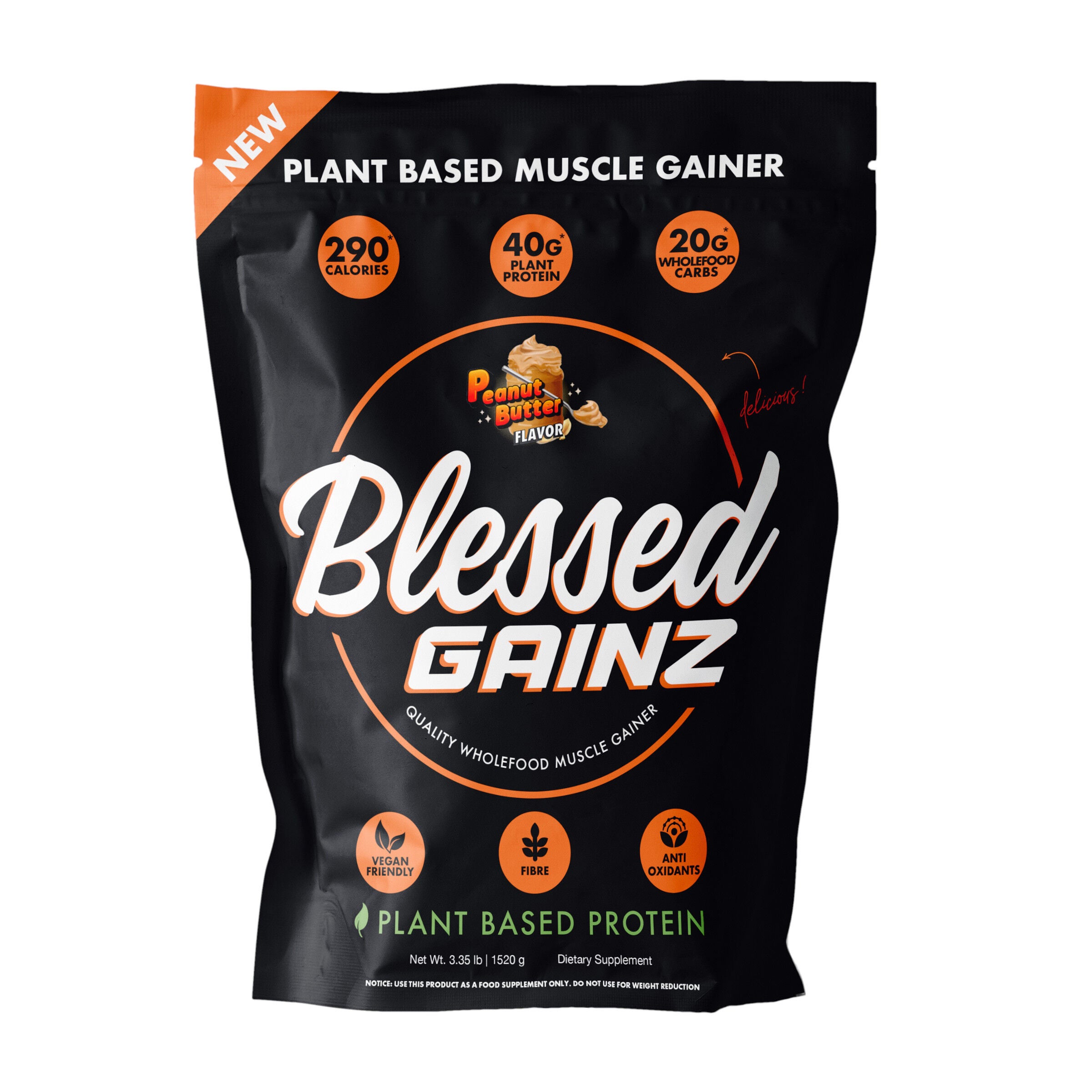 Blessed - Muscle Gainer Plant Based Protein | GNC