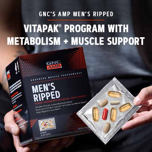 GNC Men's Ripped Vitapak® Program With Metabolism + Muscle Support | GNC