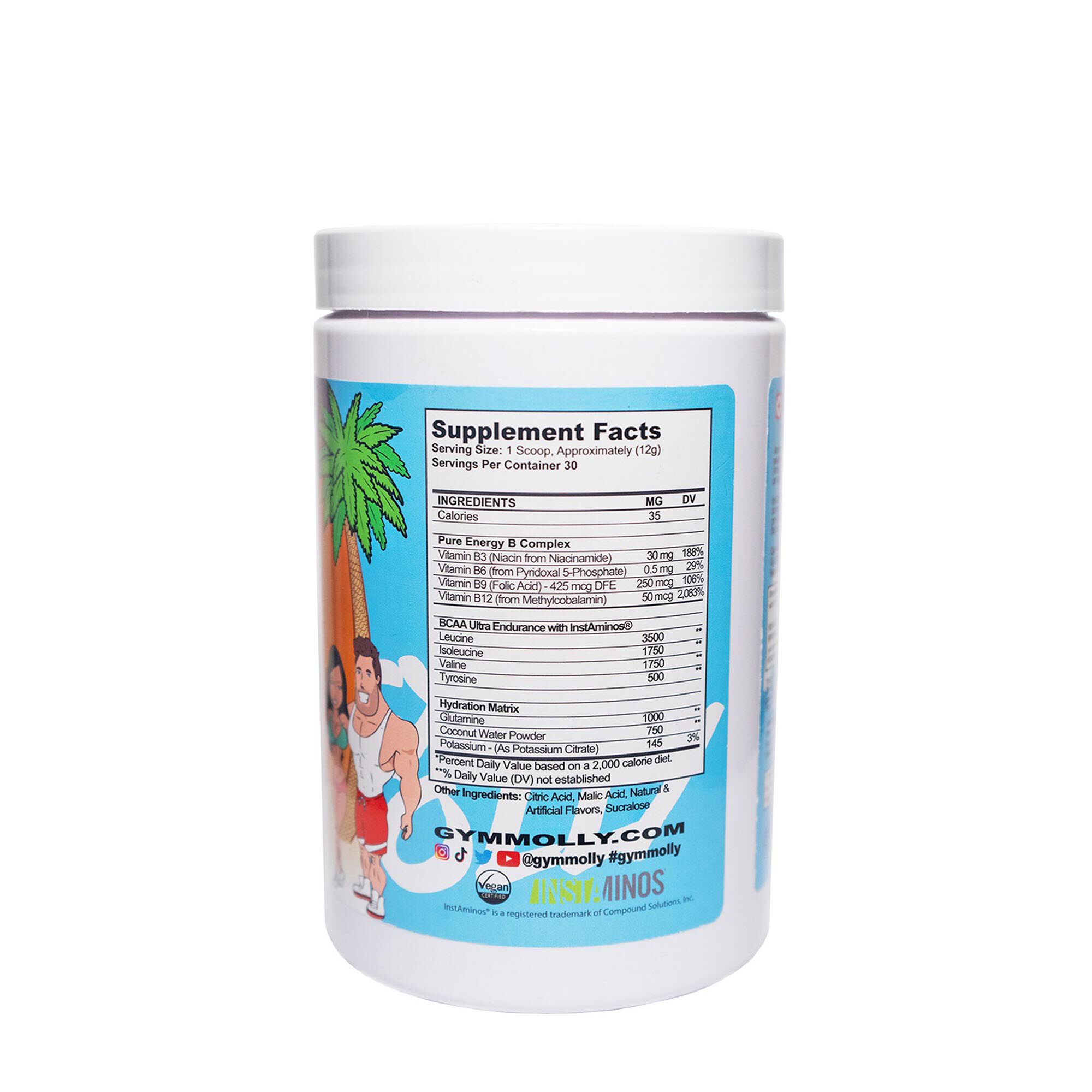 Gym Molly® After Party - Blue Raspberry Lemonade - 30 Servings | GNC