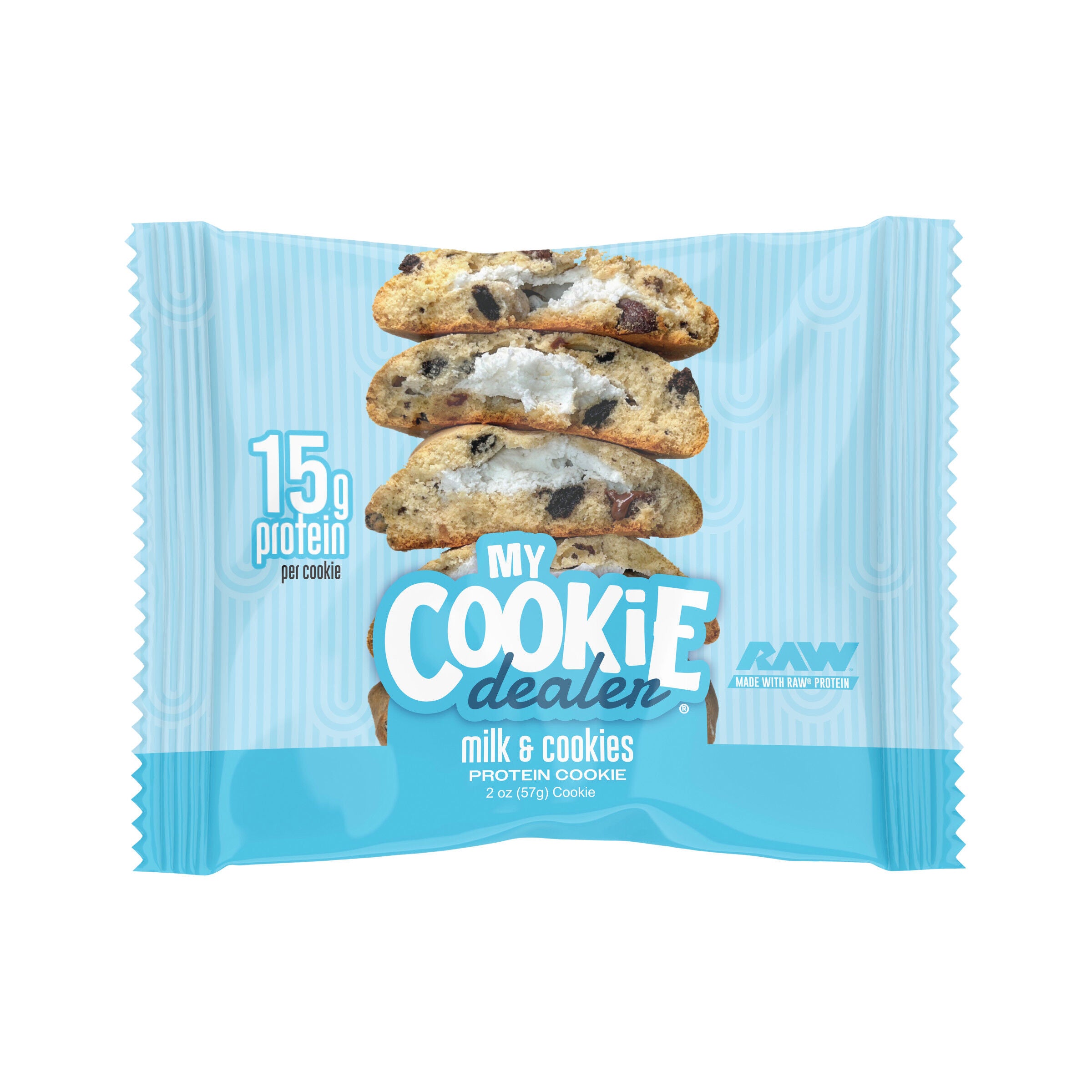 My Cookie Dealer Protein - Snack Size Protein Cookie - Milk & Cookies (12 Cookies) | GNC