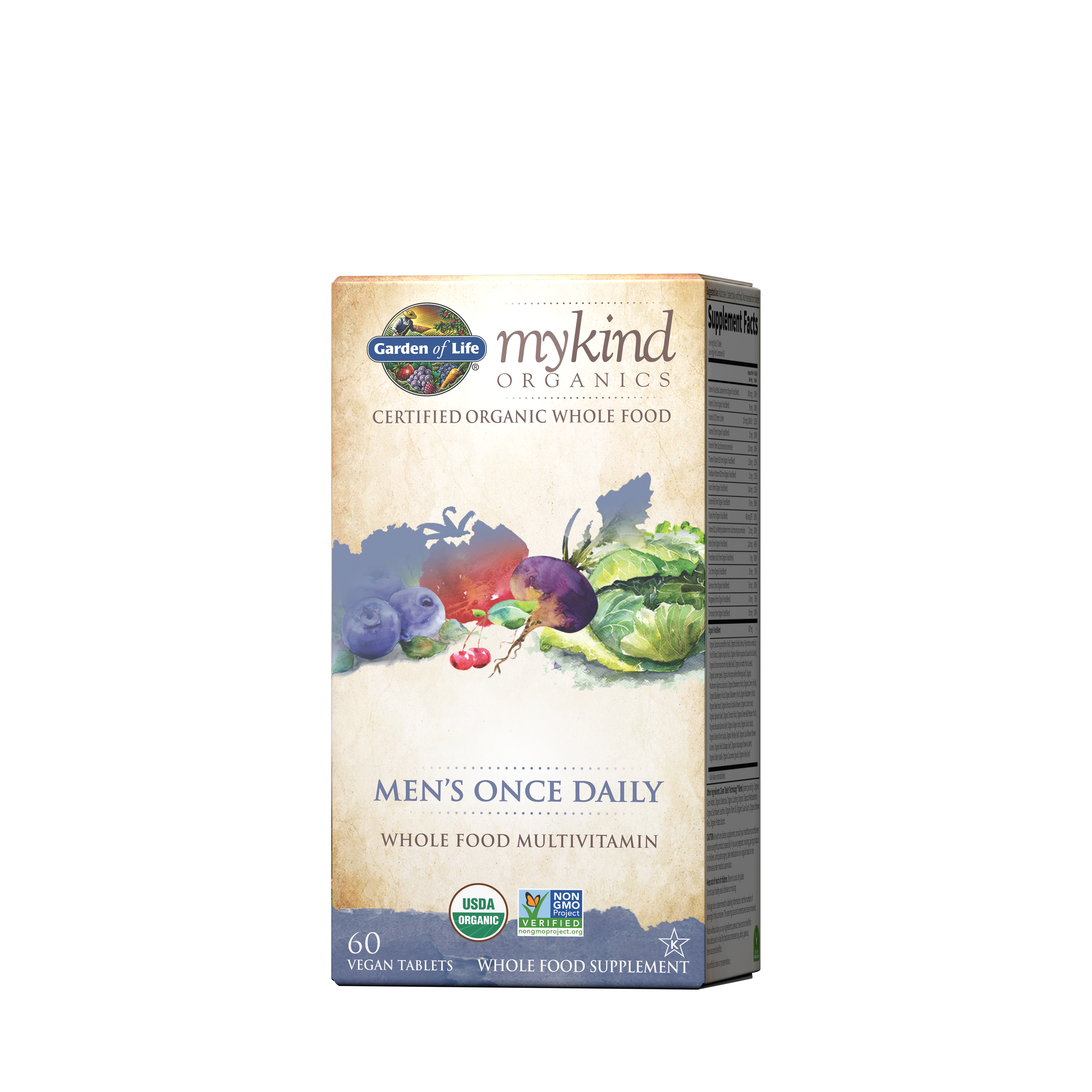Garden of Life® - Men's Once Daily Multivitamin - 60 Capsules (60 ...