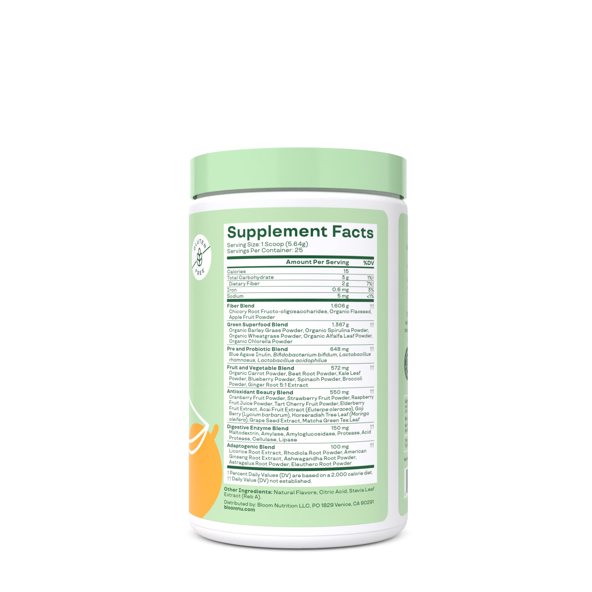 Bloom - Greens & Superfoods - Mango - 25 Servings | GNC