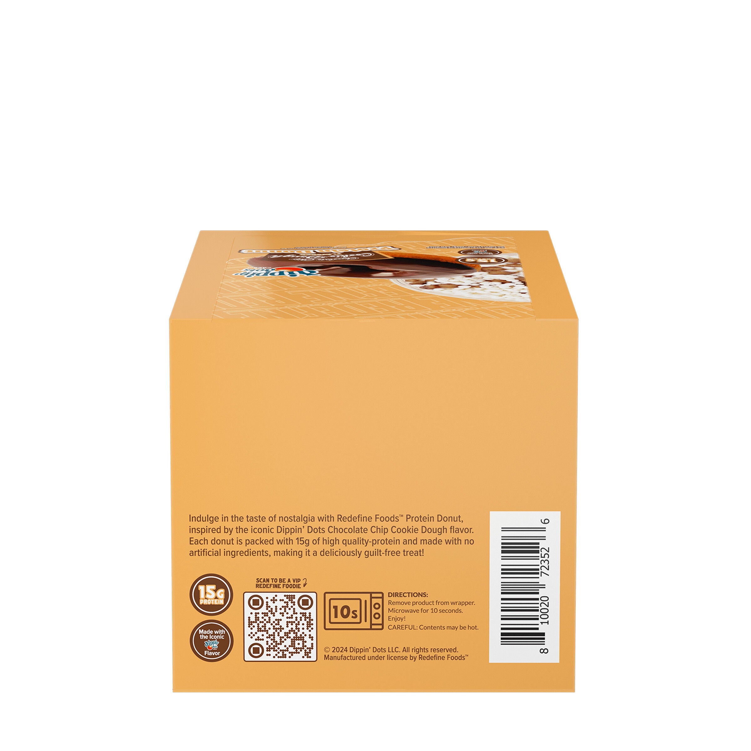 Redefine Foods - Protein Donut - Dippin' Dots Chocolate Chip Cookie ...