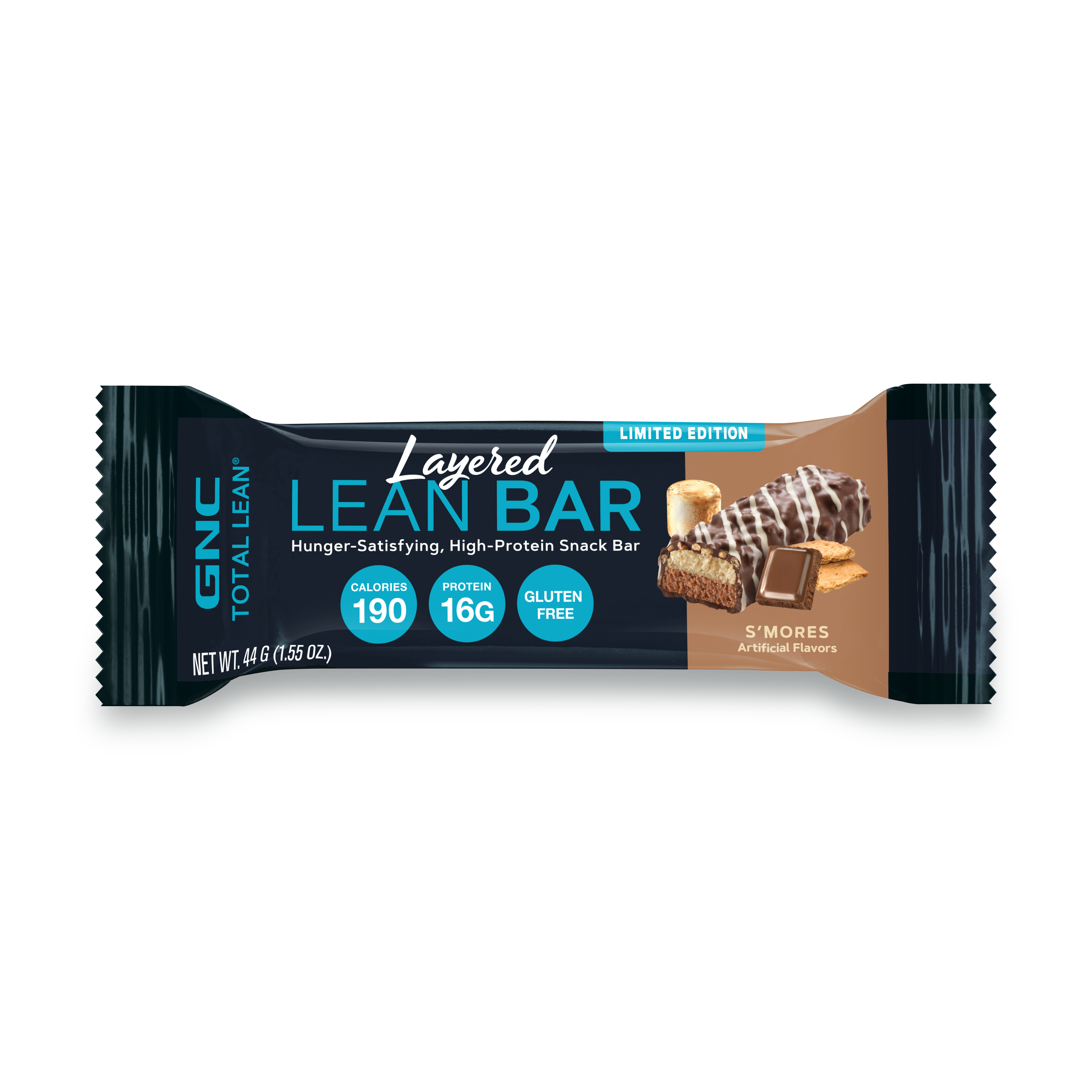 Layered Lean Bar - S'Mores (9 Bars) S'Mores | GNC