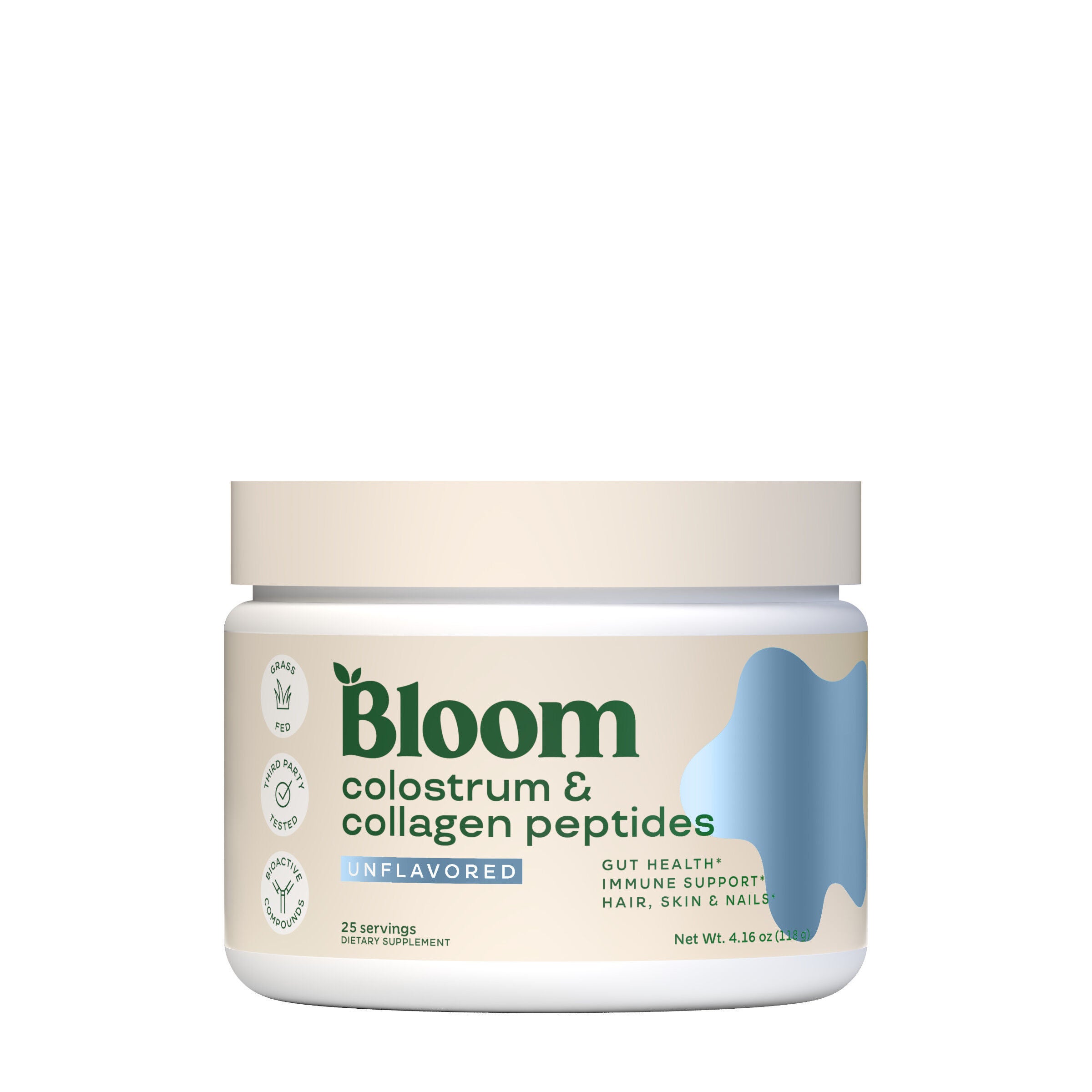 Bloom - Colostrum & Collagen Peptides - Unflavored (25 Servings) | GNC
