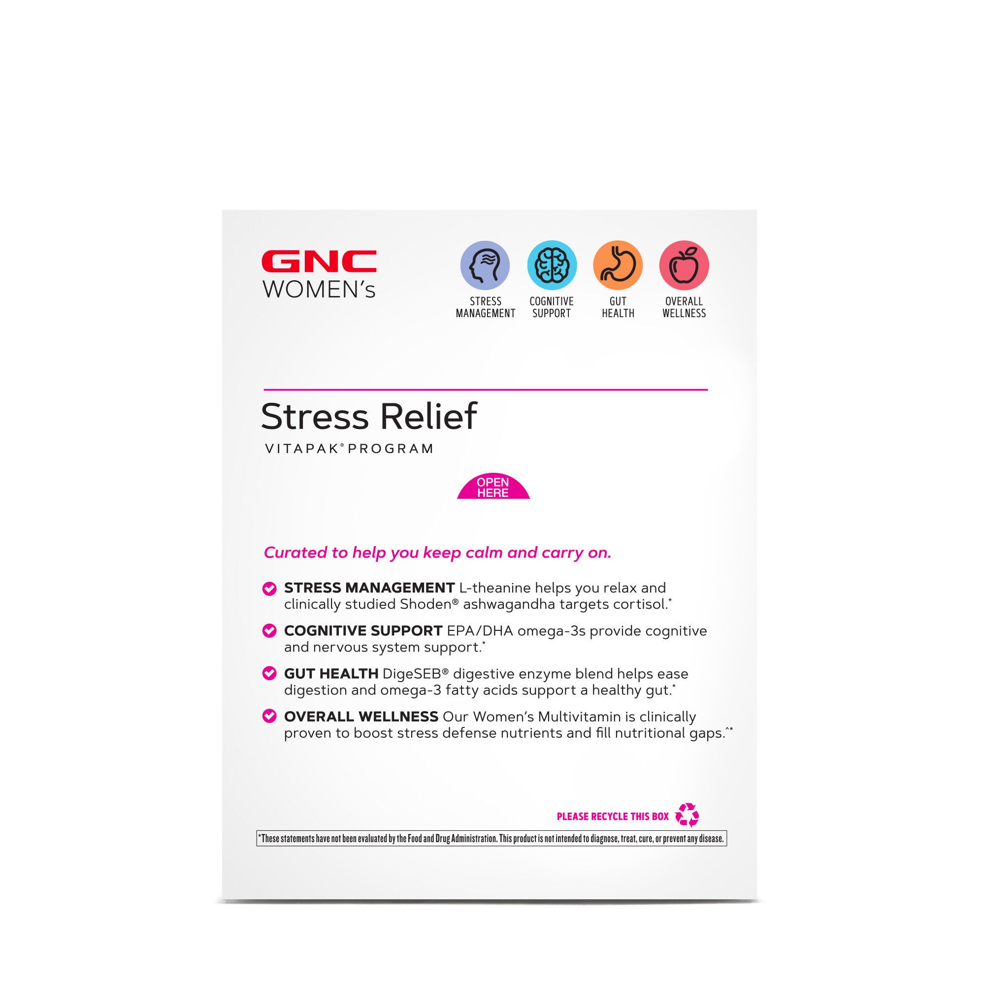 Stress Relief Vitapak® Program - 30 Packs | GNC