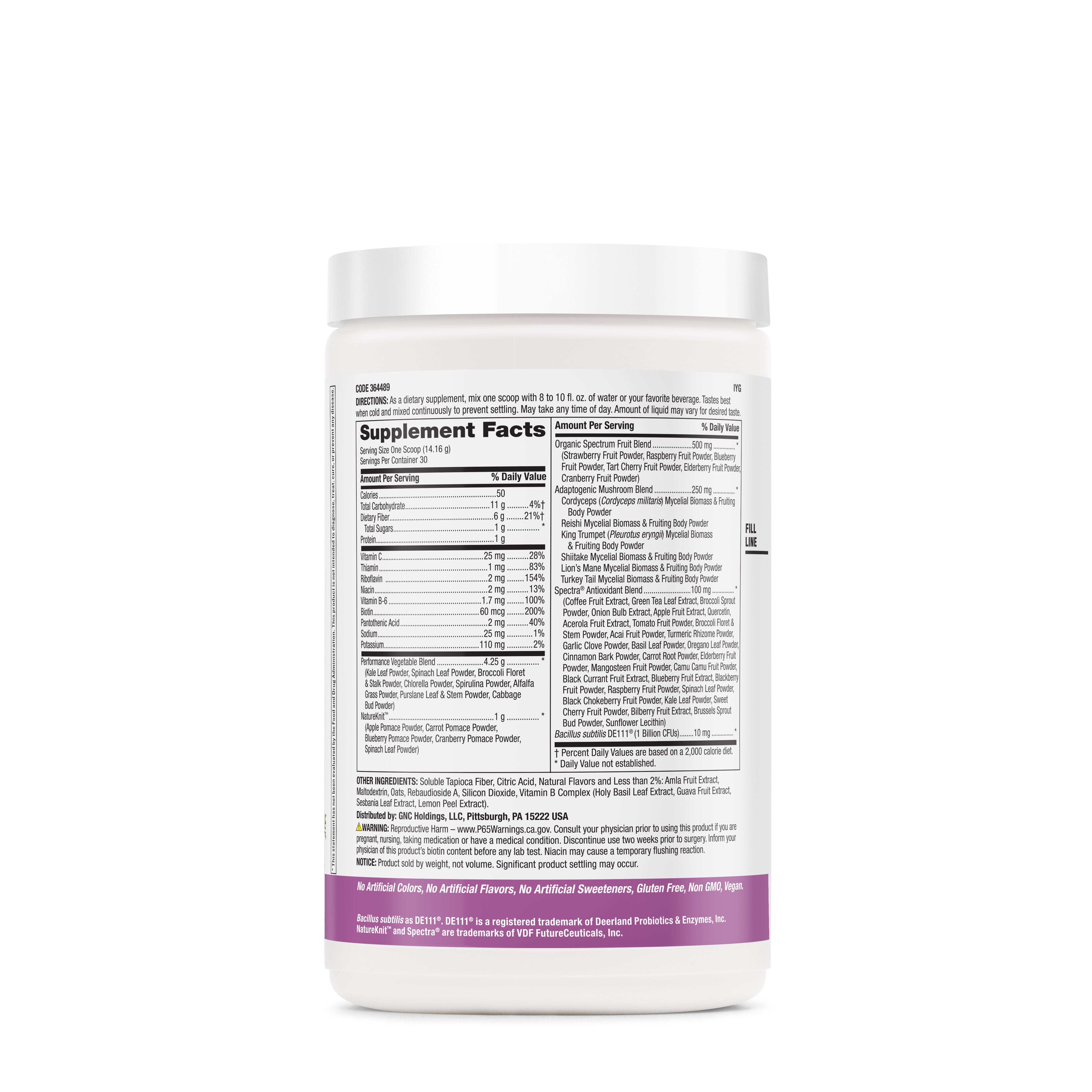GNC SuperFoods - Vital Greens SuperFoods Powder - Berry - 14.98oz (30 ...