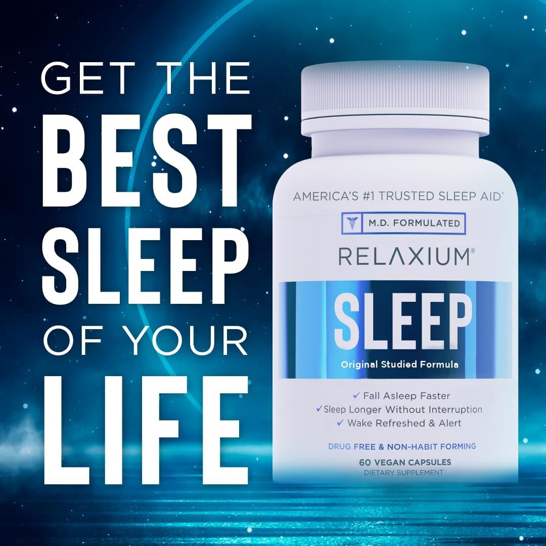 Relaxium - Sleep Support - 60 Capsules (30 Servings) | GNC