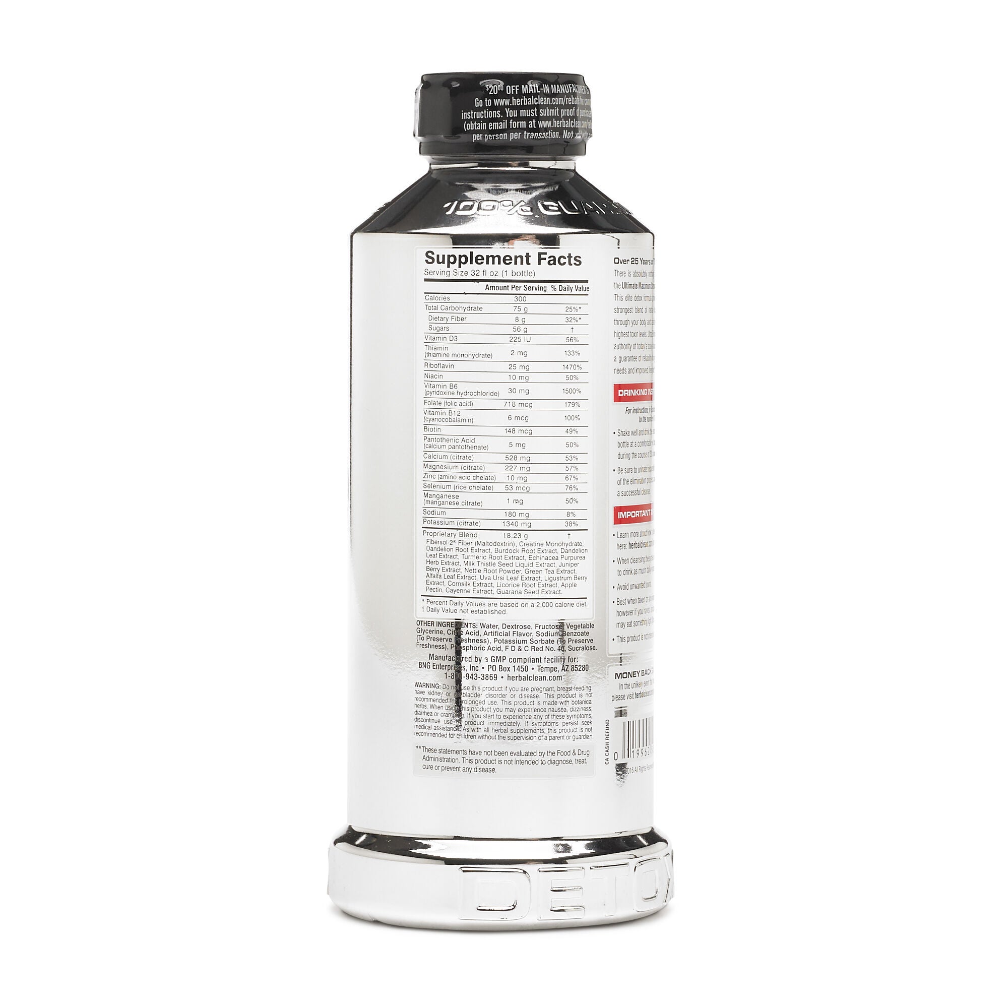 Herbal Clean Ultra Eliminex Tropical Fruit GNC