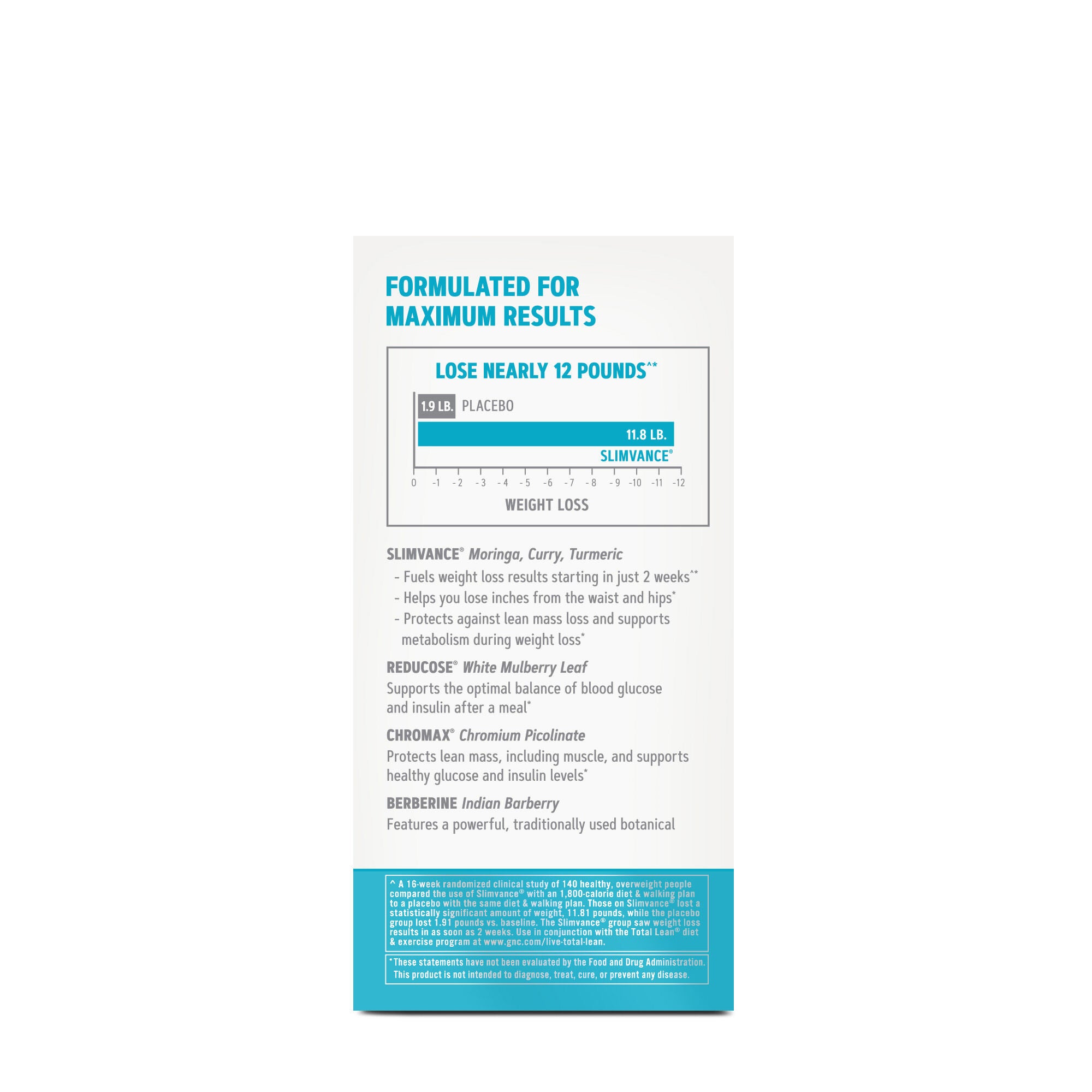 GNC Total Lean® - GlucaTrim™ - 120 Capsules | GNC