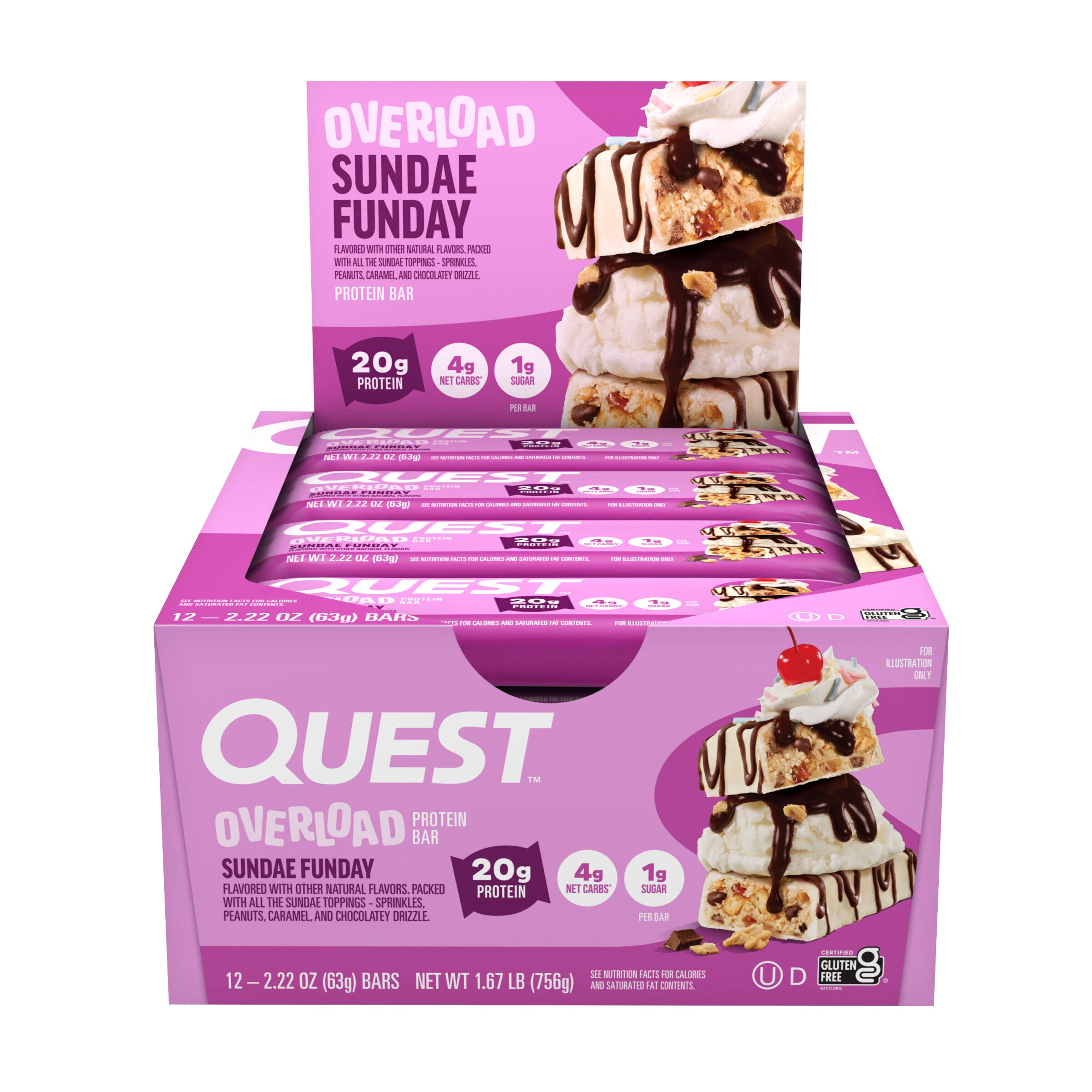Quest® - Overload Protein Bar | GNC