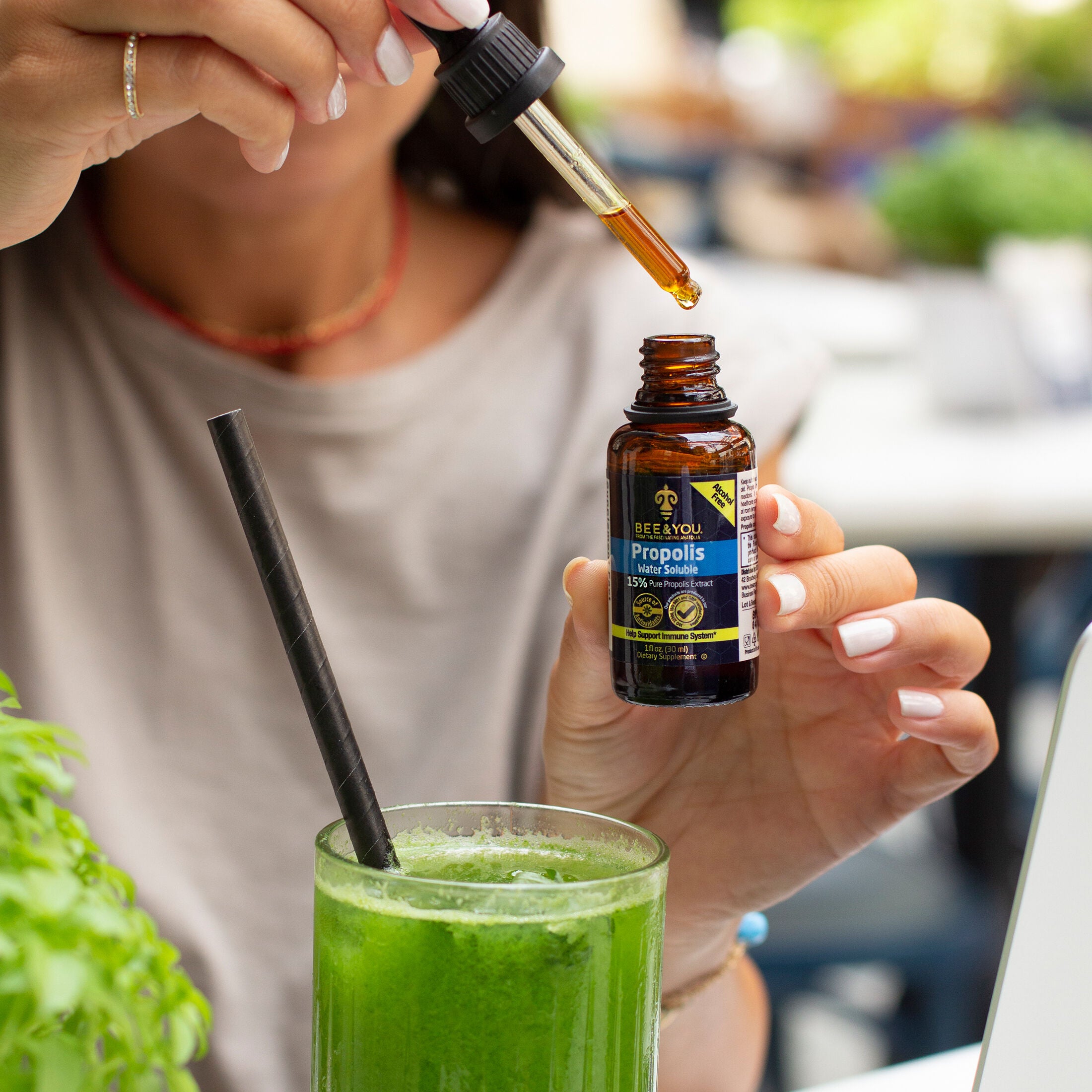 Bee & You® - Propolis Water Soluble: 15% Pure Propolis Extract - 30ml | GNC