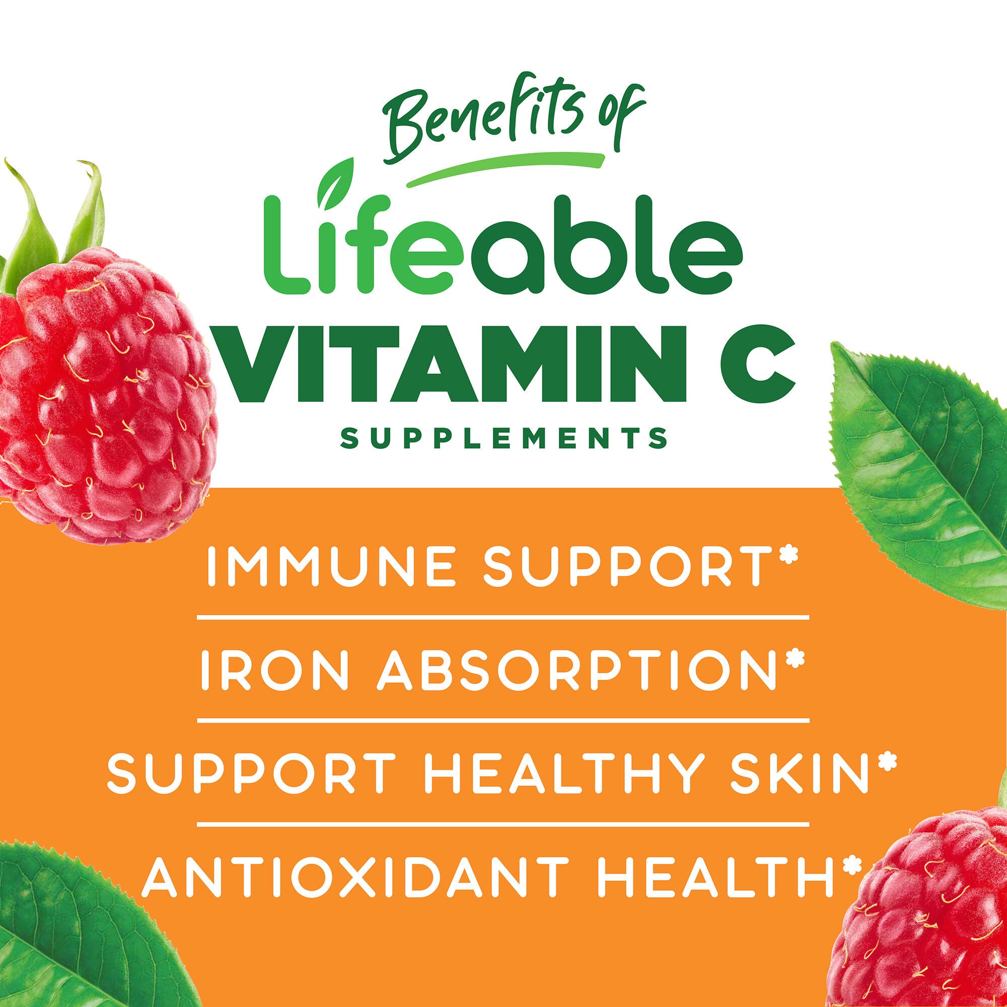Lifeable - Sugar Free Vitamin C 250mg - 60 Gummies | GNC