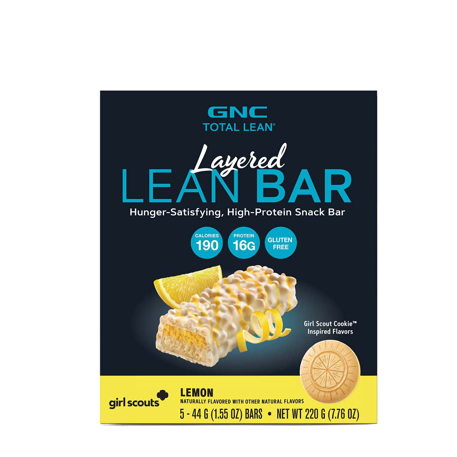 Layered Lean Bar - Girl Scout Lemon - 5 Bars Girl Scout Lemon | GNC
