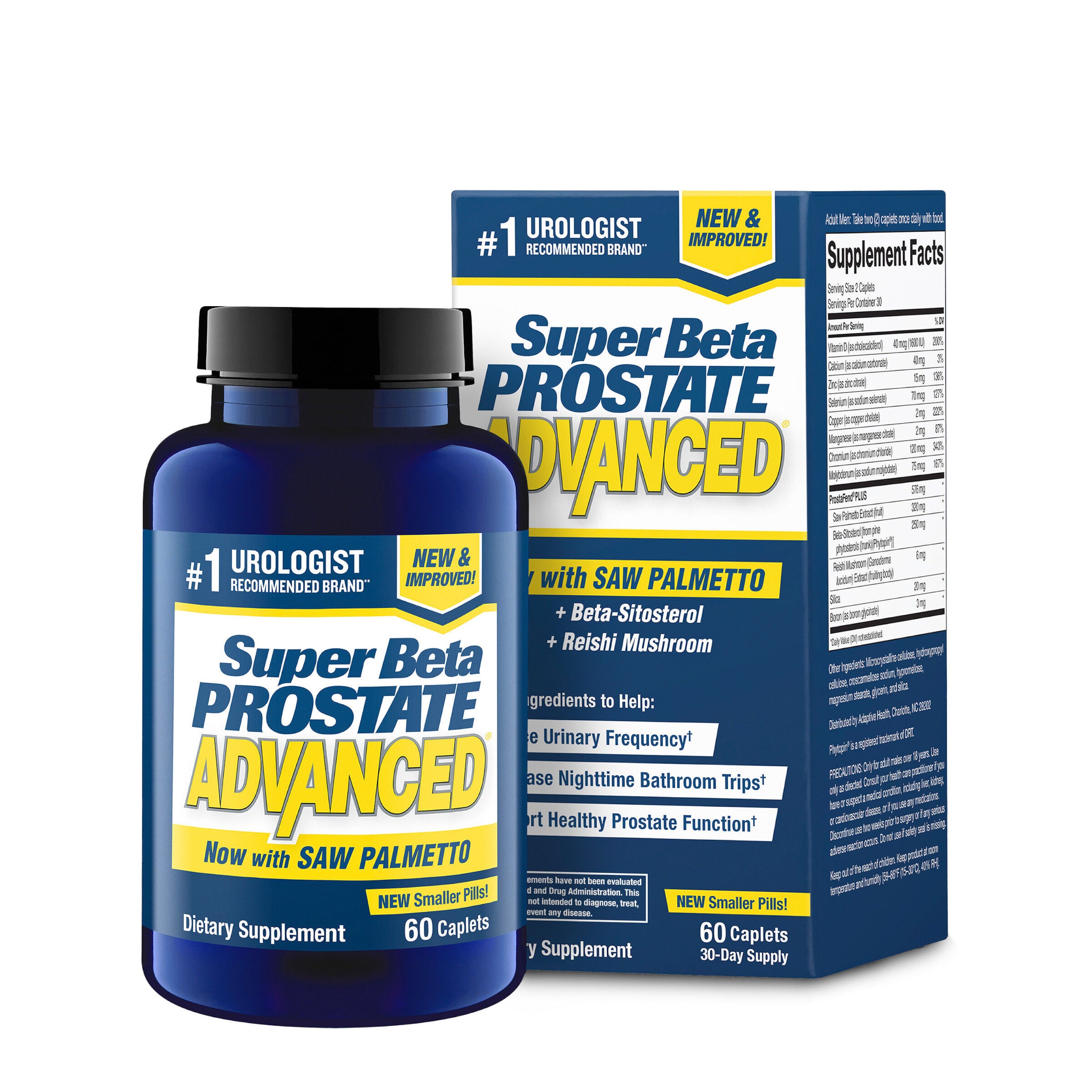 Adaptive Health - Super Beta Prostate Advanced - 60 Caplets (30 ...