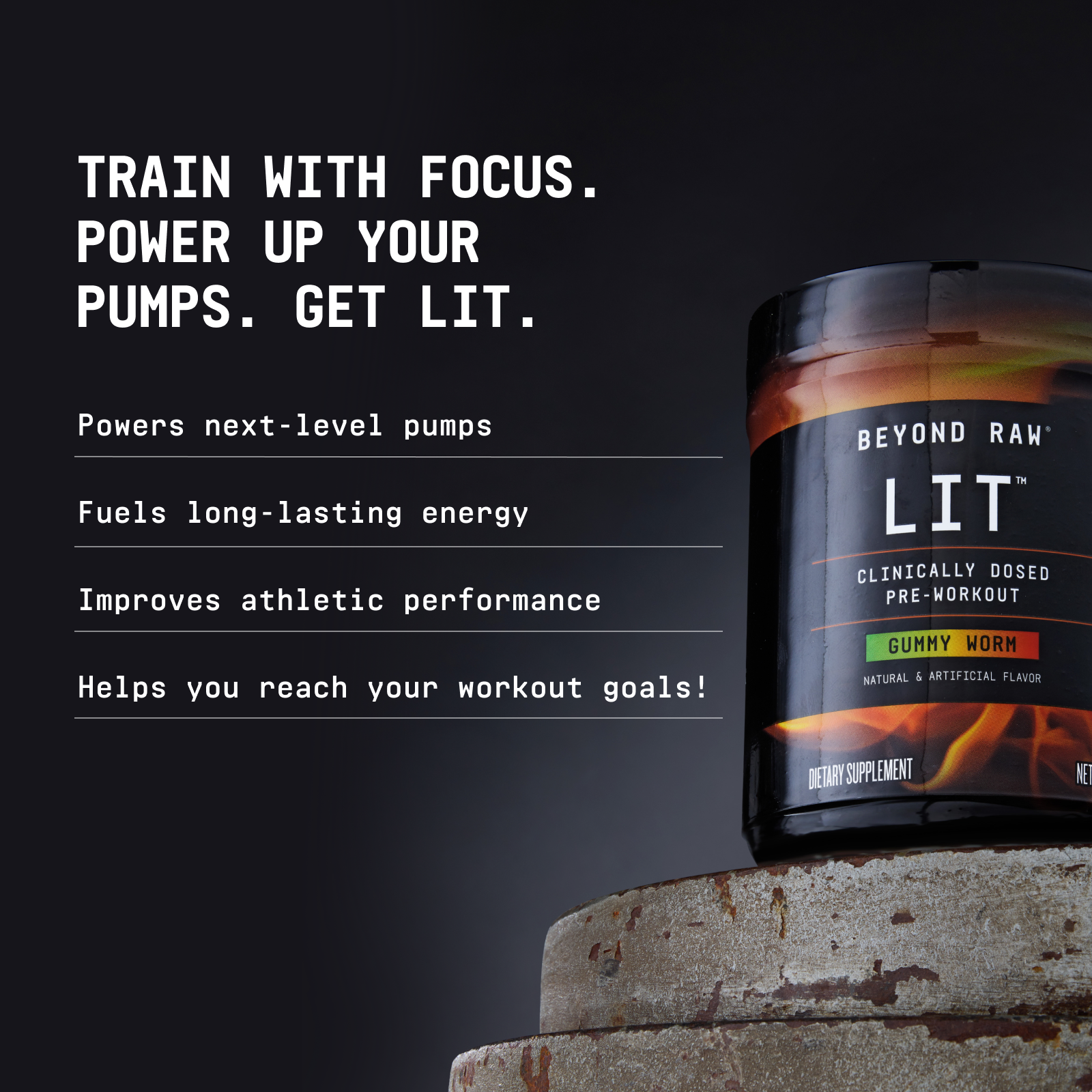 Beyond Raw LIT Pre-Workout | GNC