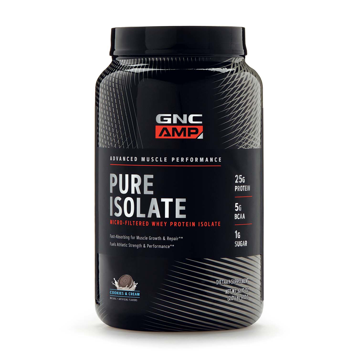 Pure Isolate Whey Protein - Cookies & Cream | GNC