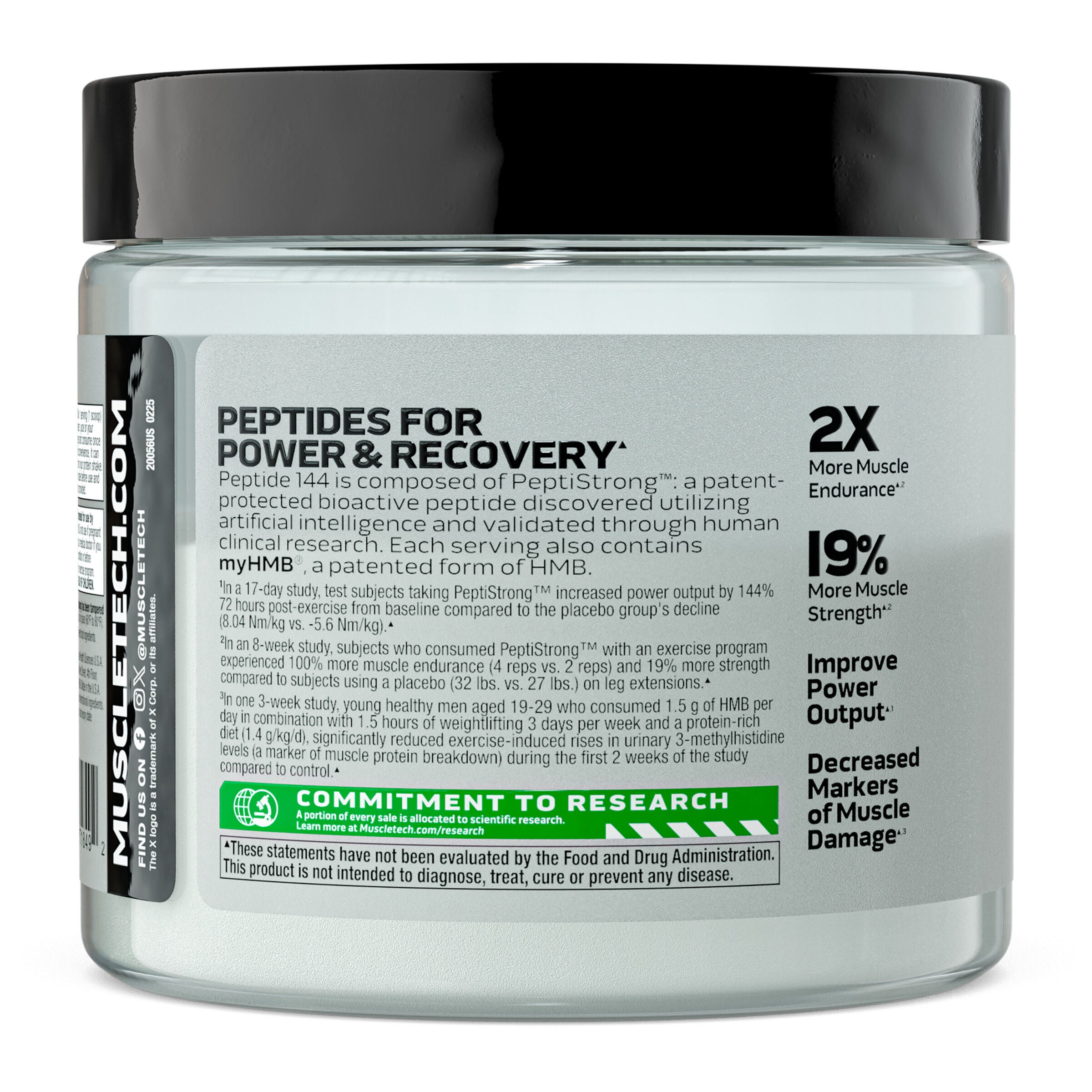 MuscleTech™ - Recovery Peptide 144 - Unflavored (30 Servings) | GNC